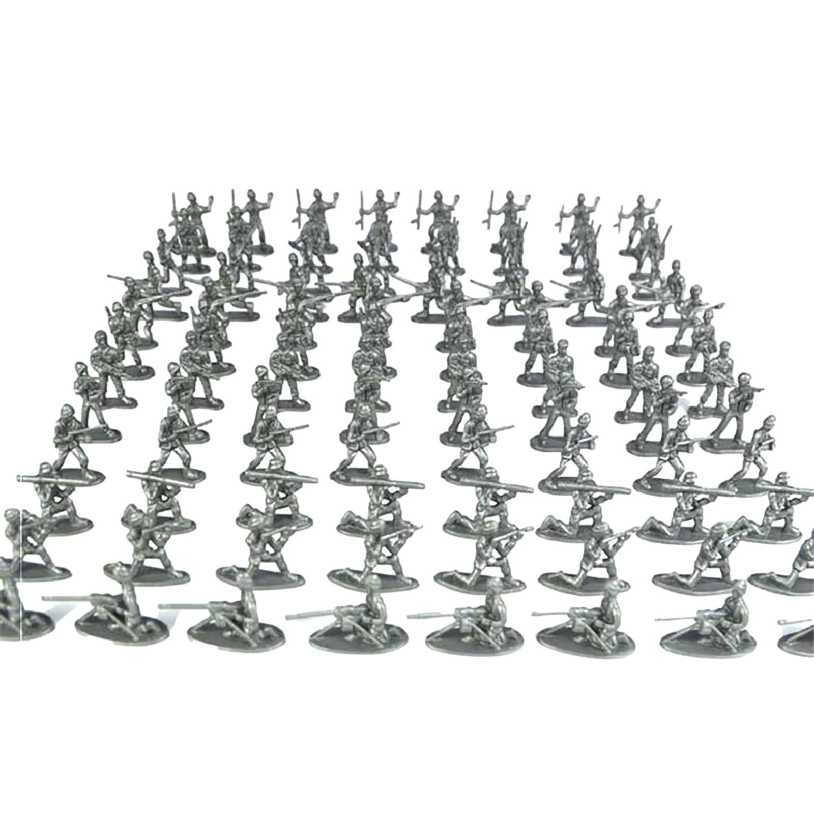 XZYYR 100 Pcs Various Toy Soldiers Figures, Men Green Soldiers, Toy ...
