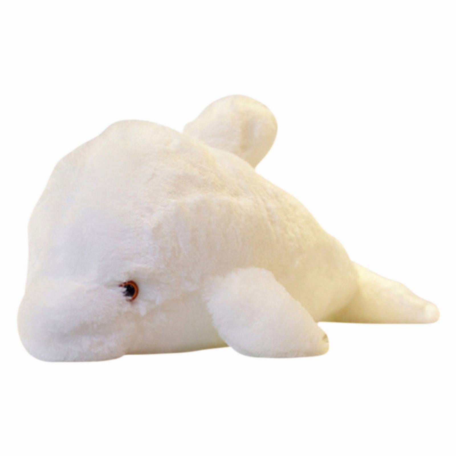 XZYYR 18'' Light up Dolphin Stuffed Animal,Night Light Colorful Glowing ...