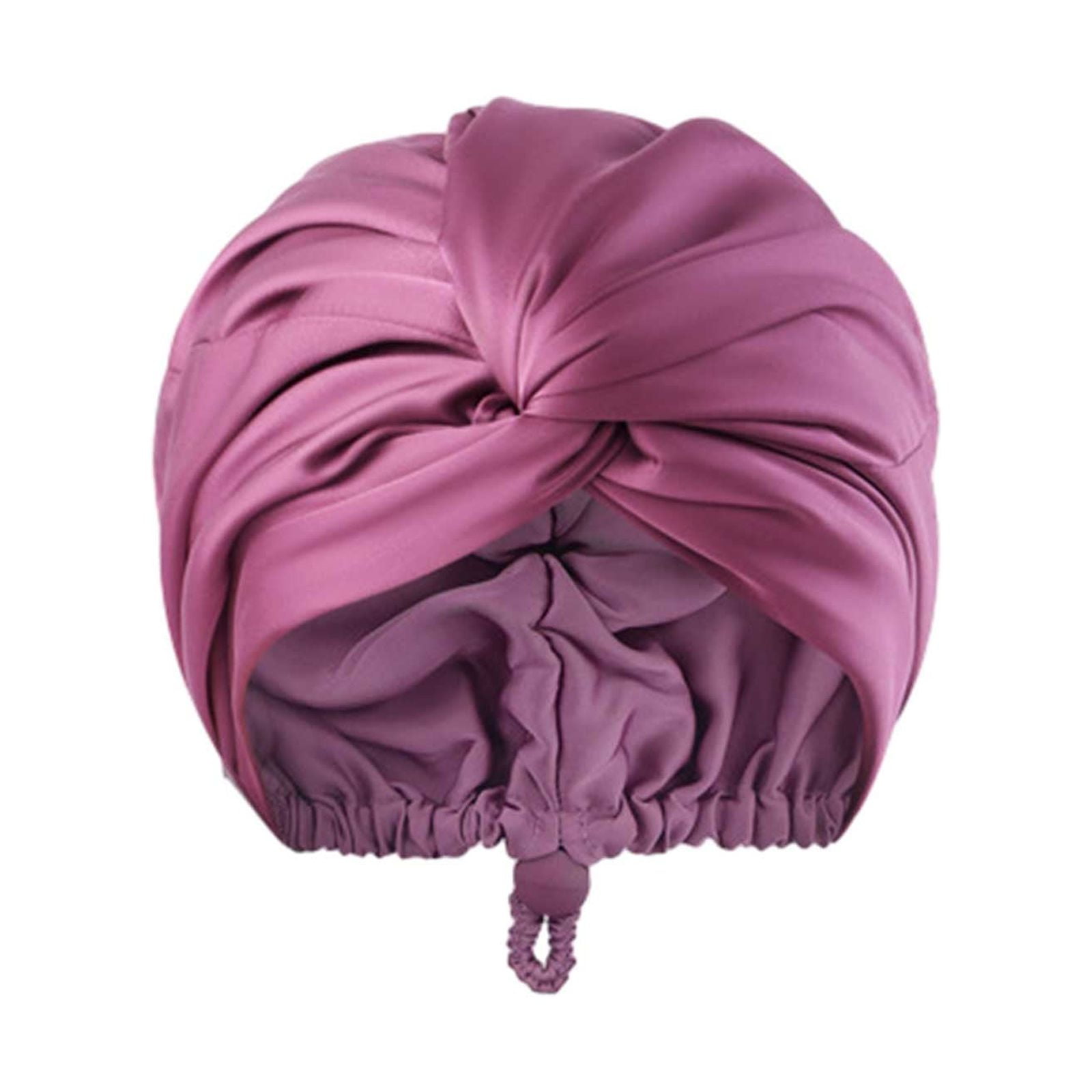 XZYYR 1PC Adjustable Silk Satin Hair Bonnet For Sleeping Double Layer ...