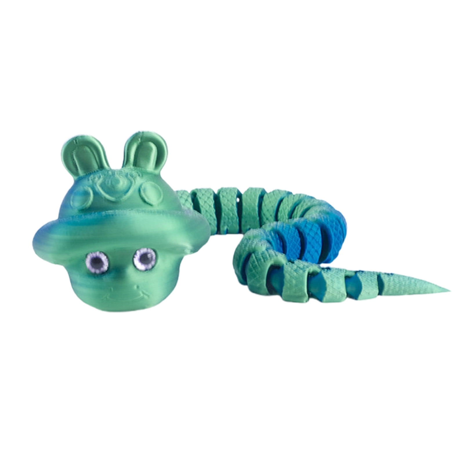 XZYYR 3D Printed Cute Rabbit With Hat Cartoon Year Movable Limb Joint ...