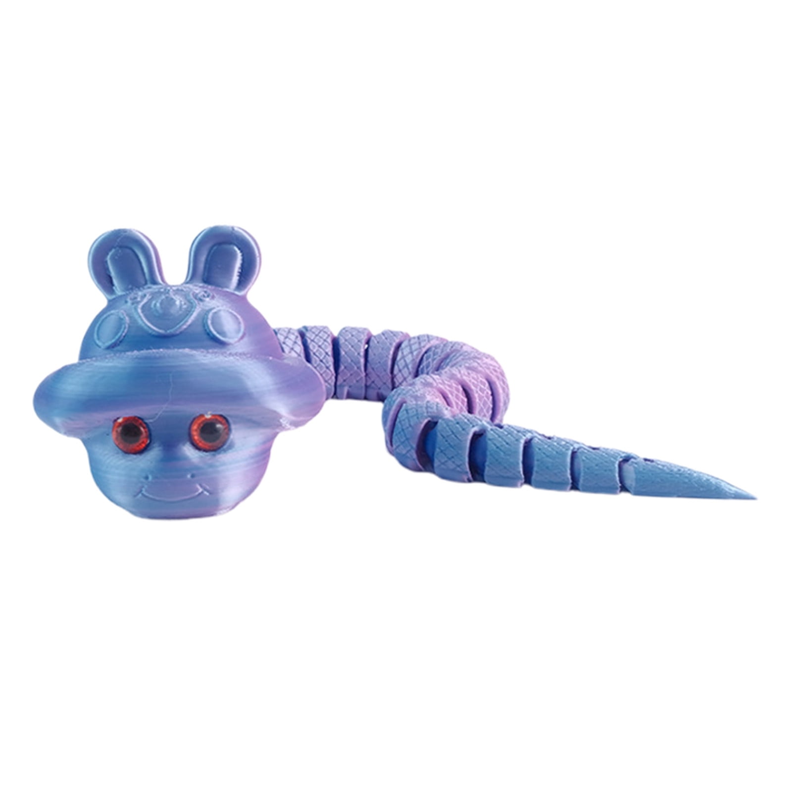 XZYYR 3D Printed Cute Rabbit With Hat Cartoon Year Movable Limb Joint ...