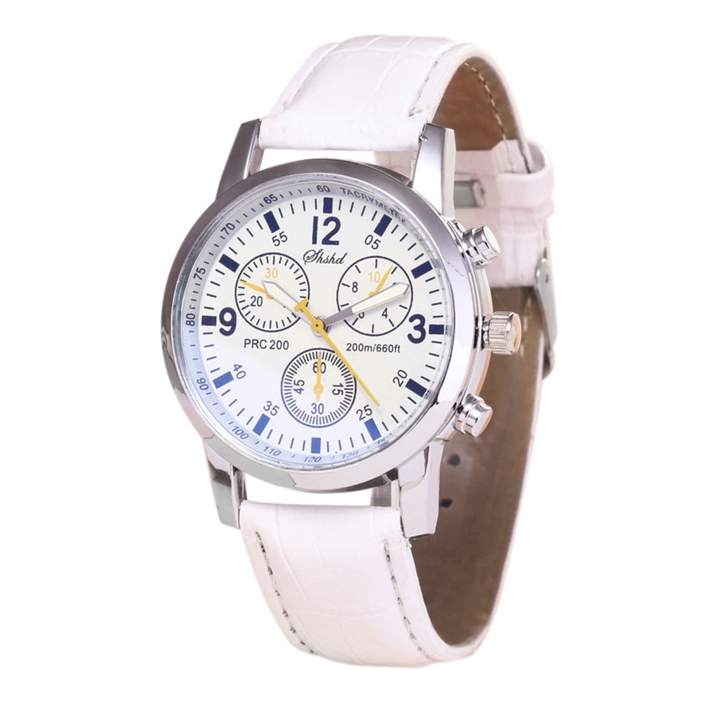 XZYYR Blue- glass neutral quartz simulates wrist epidermal Leather ...