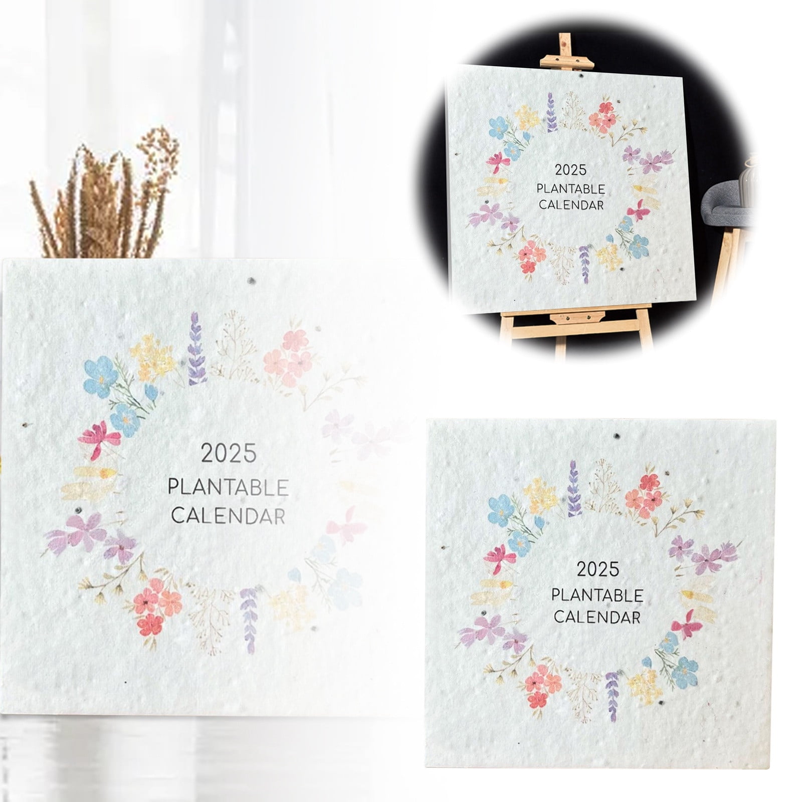 XZYYR Calendar 2025 Modern Greenery Calendar Planner With Growing For ...