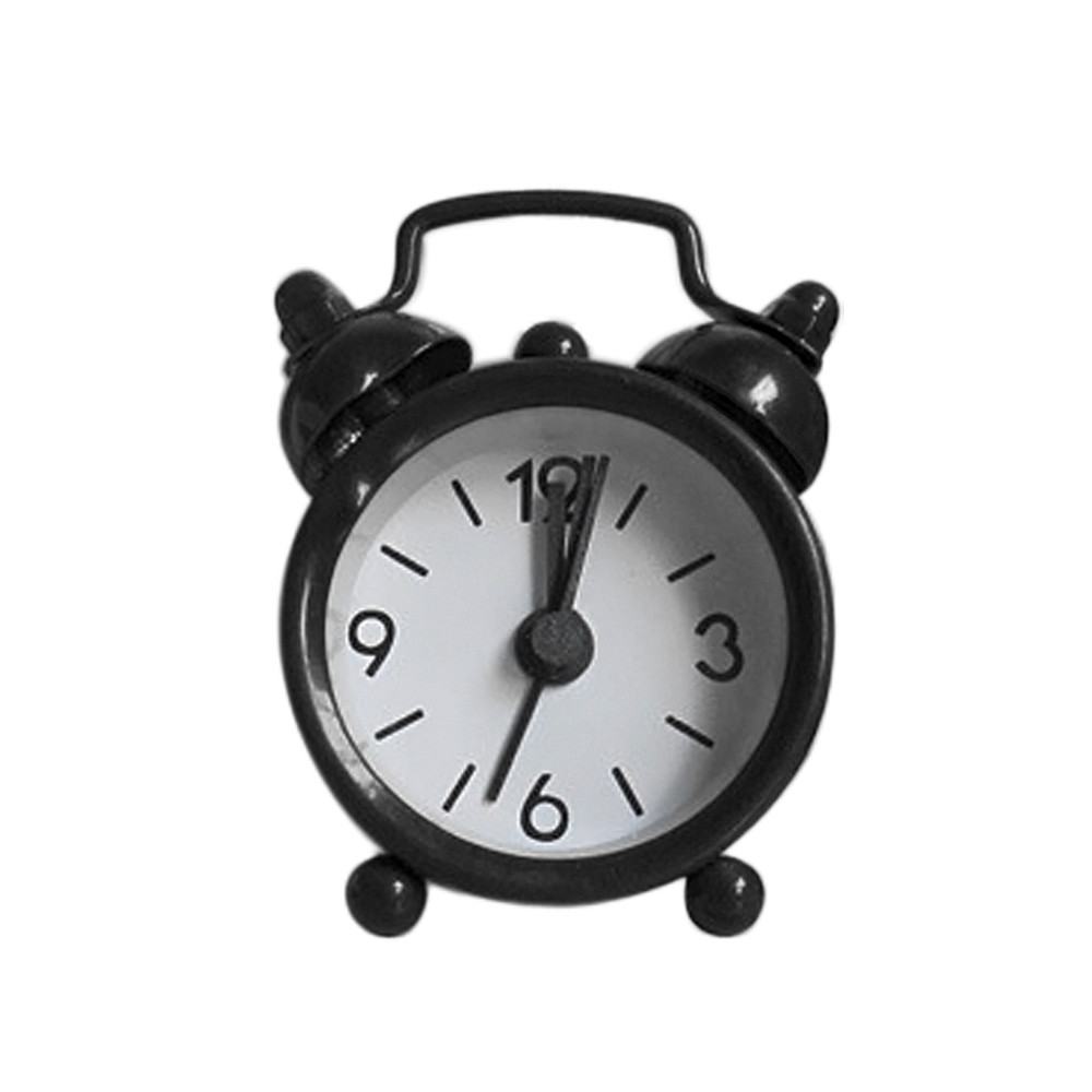 XZYYR Clock Cute Small Alarm Metal Alarm Clock Small Electronic Mini ...