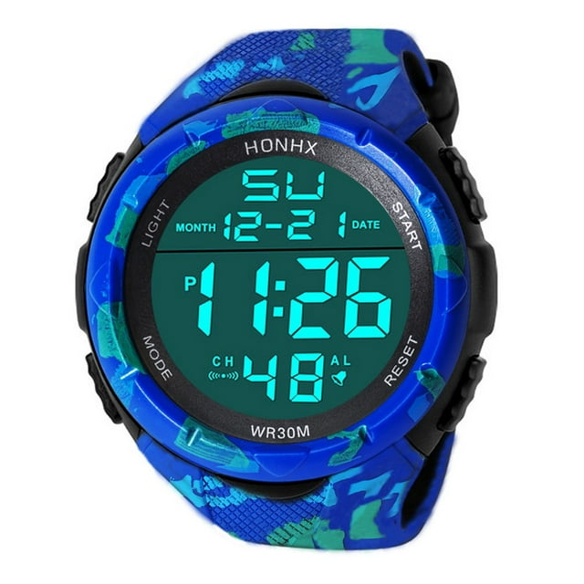 XZYYR Men Analog Digital Sport LED Wrist Watch Wrist Watch for Men ...