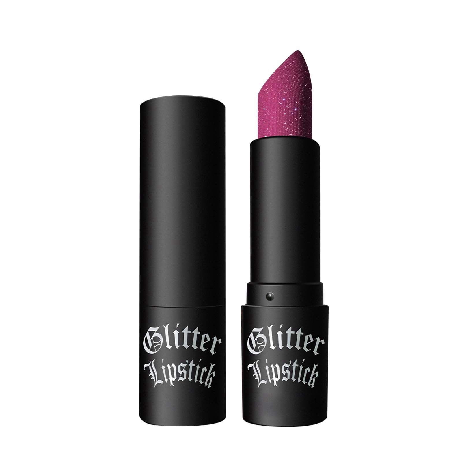 XZYYR Non Stick Lipstick Sparkling Glitter Lipstick Makeup Dark ...