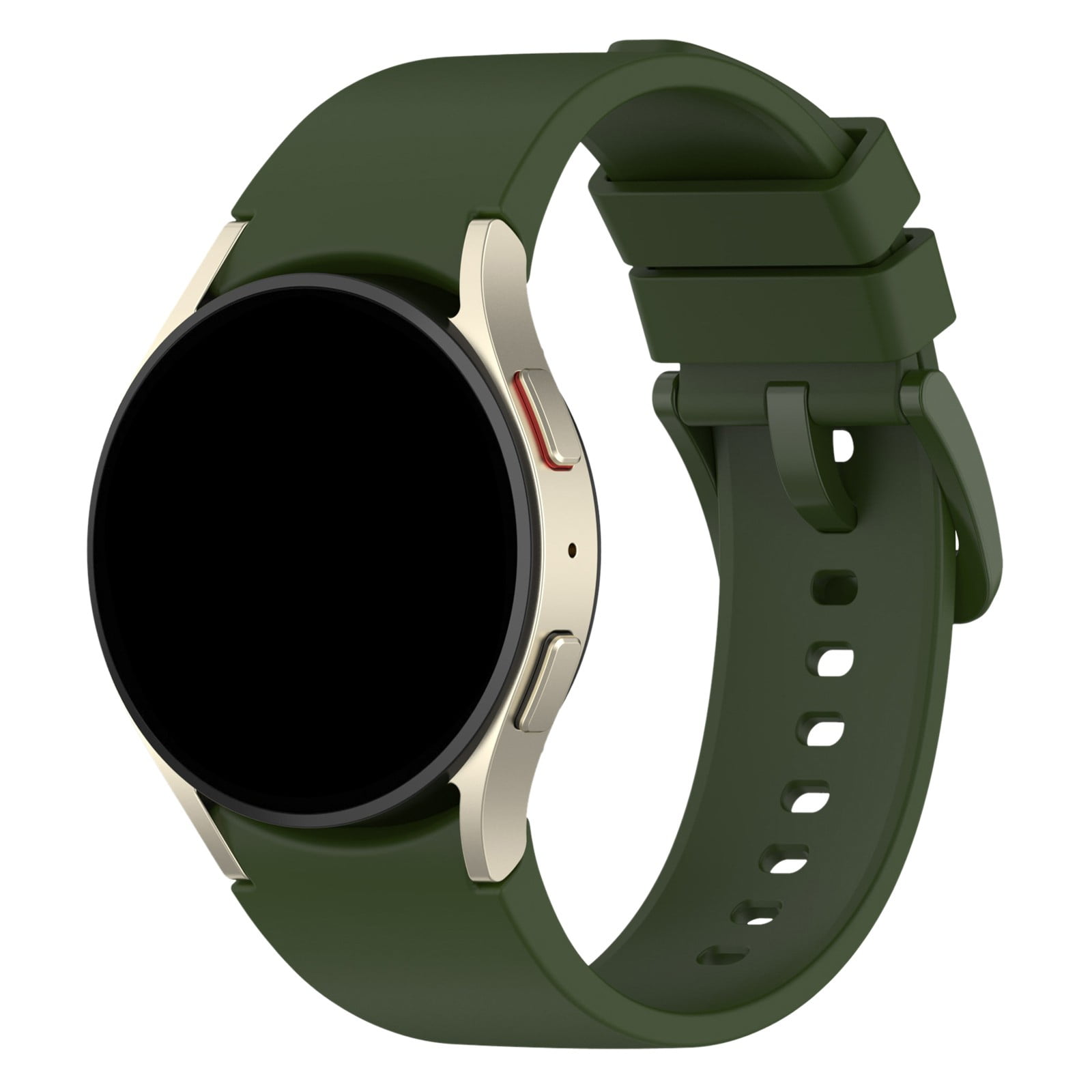 XZYYR Universal Size Silicone Sweatproof Smartwatch Solid Color Band ...