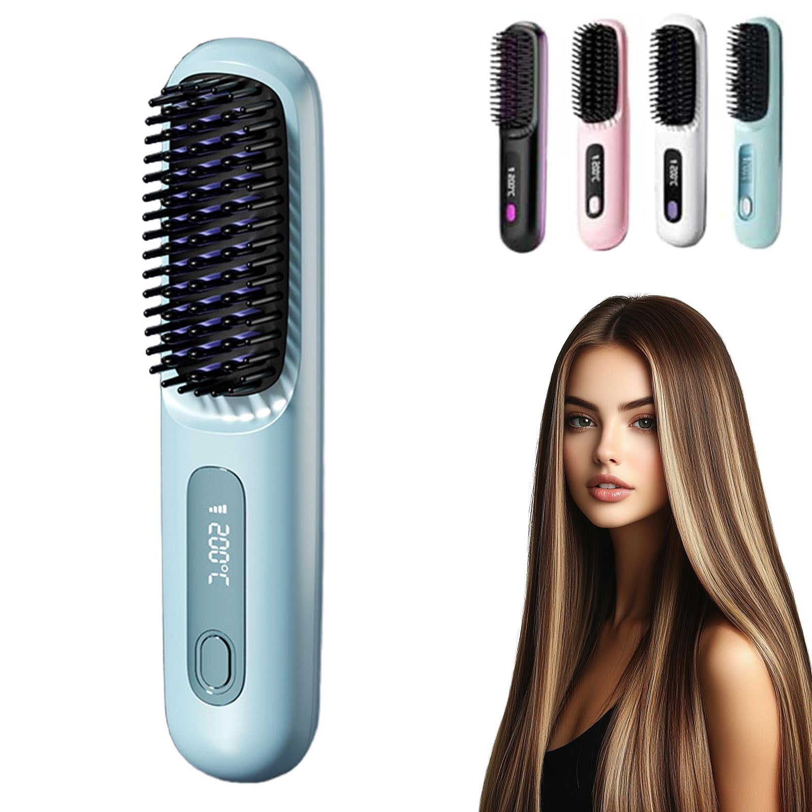 XZZ 2025 New Numoya Gobrush Pro, Numoya Hair Styler,Numoya Portable ...