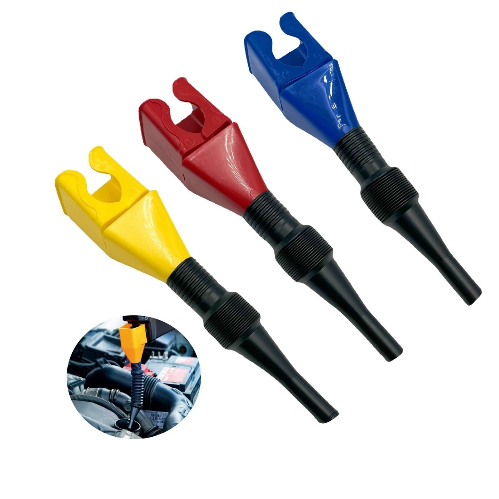 XZZ 2025 New Retractable Auto Flexible Draining Tool Snap Funnel ...