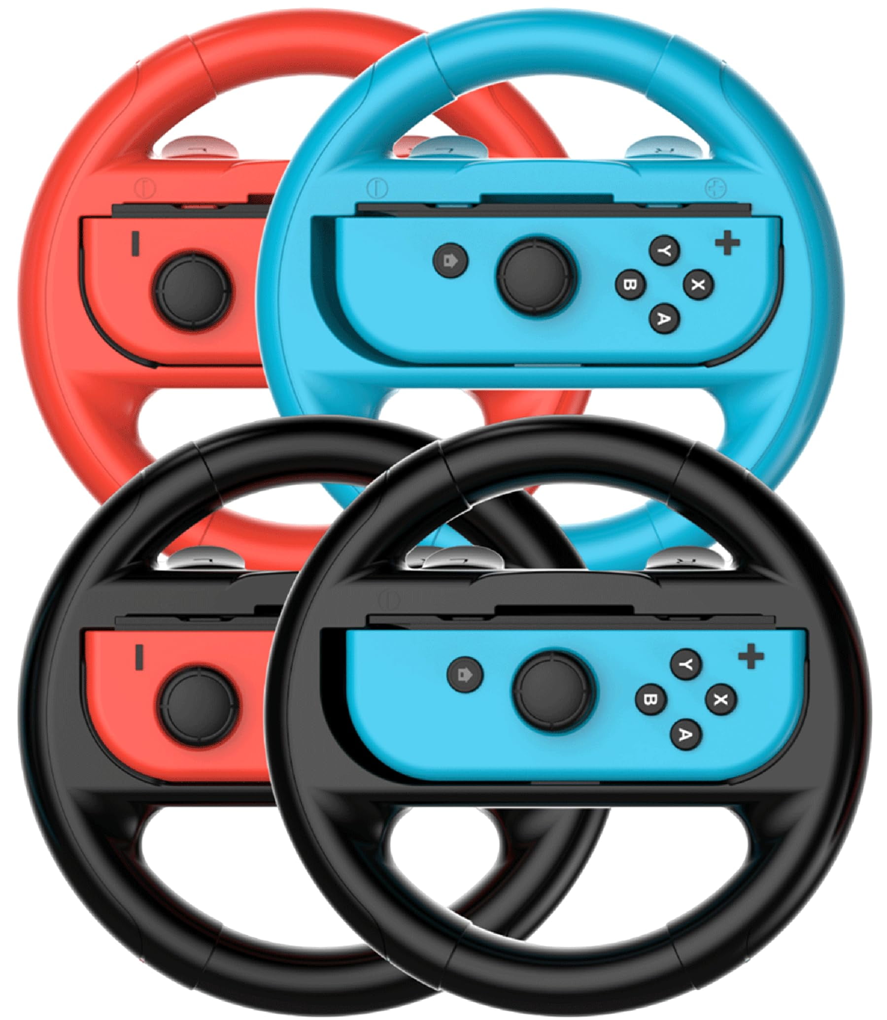 XZZ 4 PCS Steering Wheel Compatible for Nintendo Switch Wheel, Family ...