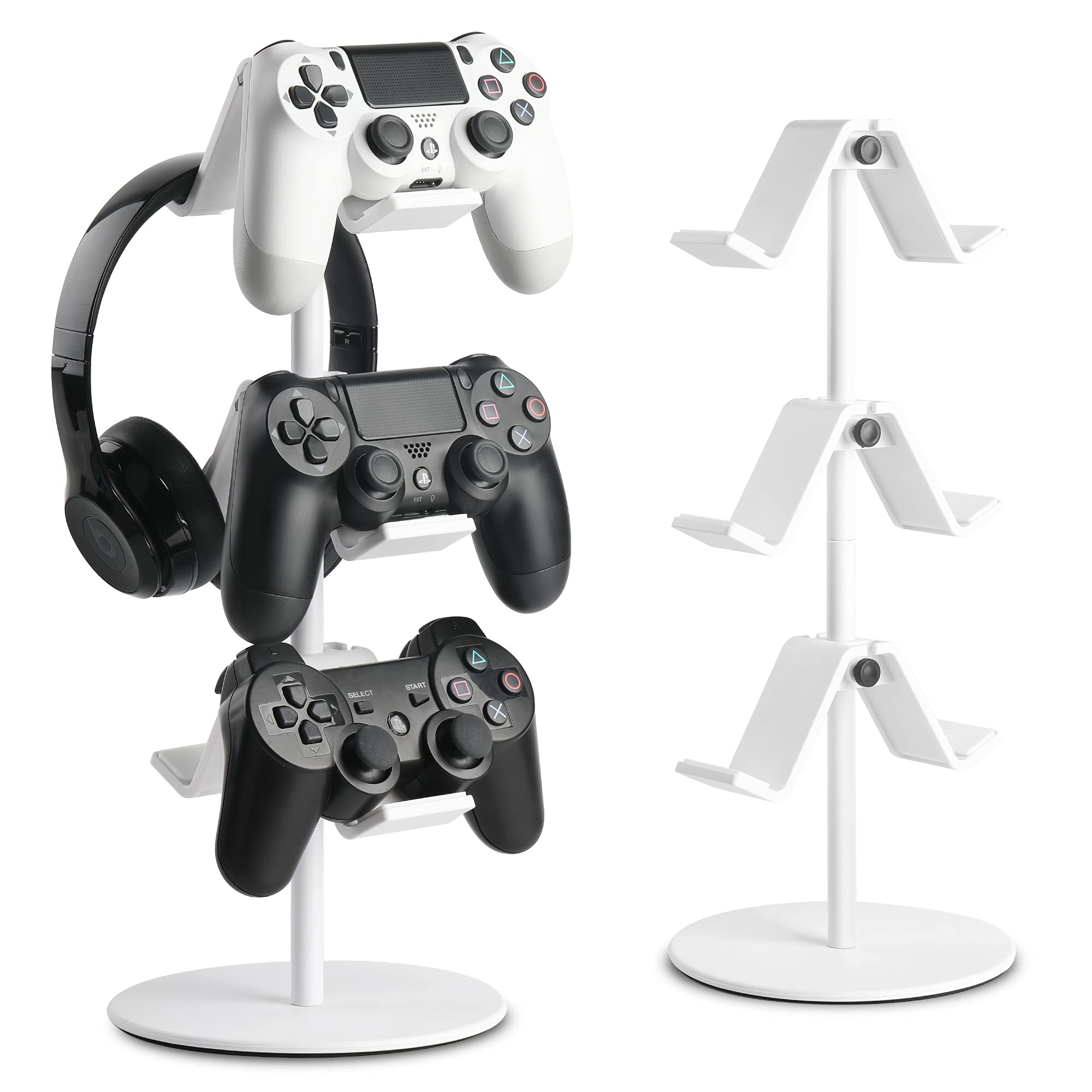 XZZ Controller Stand 3 Tier,Headphone Holder, Multi Adjustable Game ...