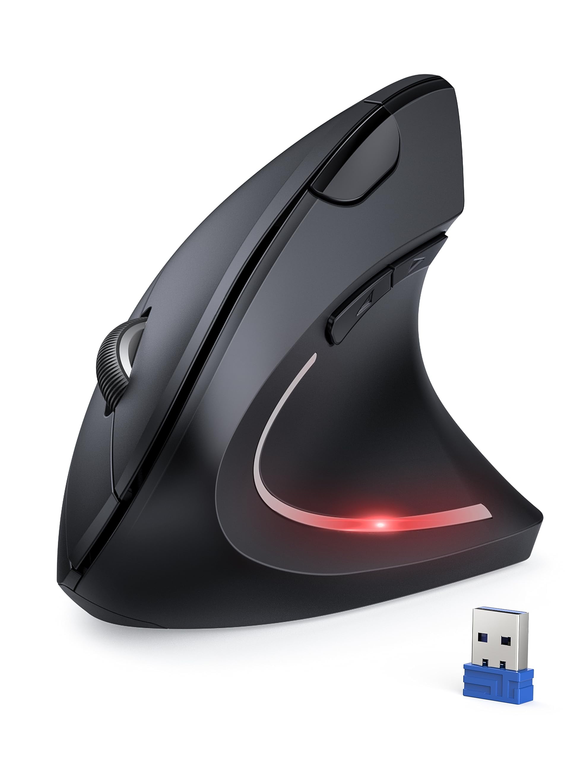 XZZ Ergonomic Mouse, 4800 DPI Wireless Vertical Mouse with 5 Adjustable ... XZZ Ergonomic Mouse, 4800 DPI Wireless Vertical Mouse with 5 Adjustable ...