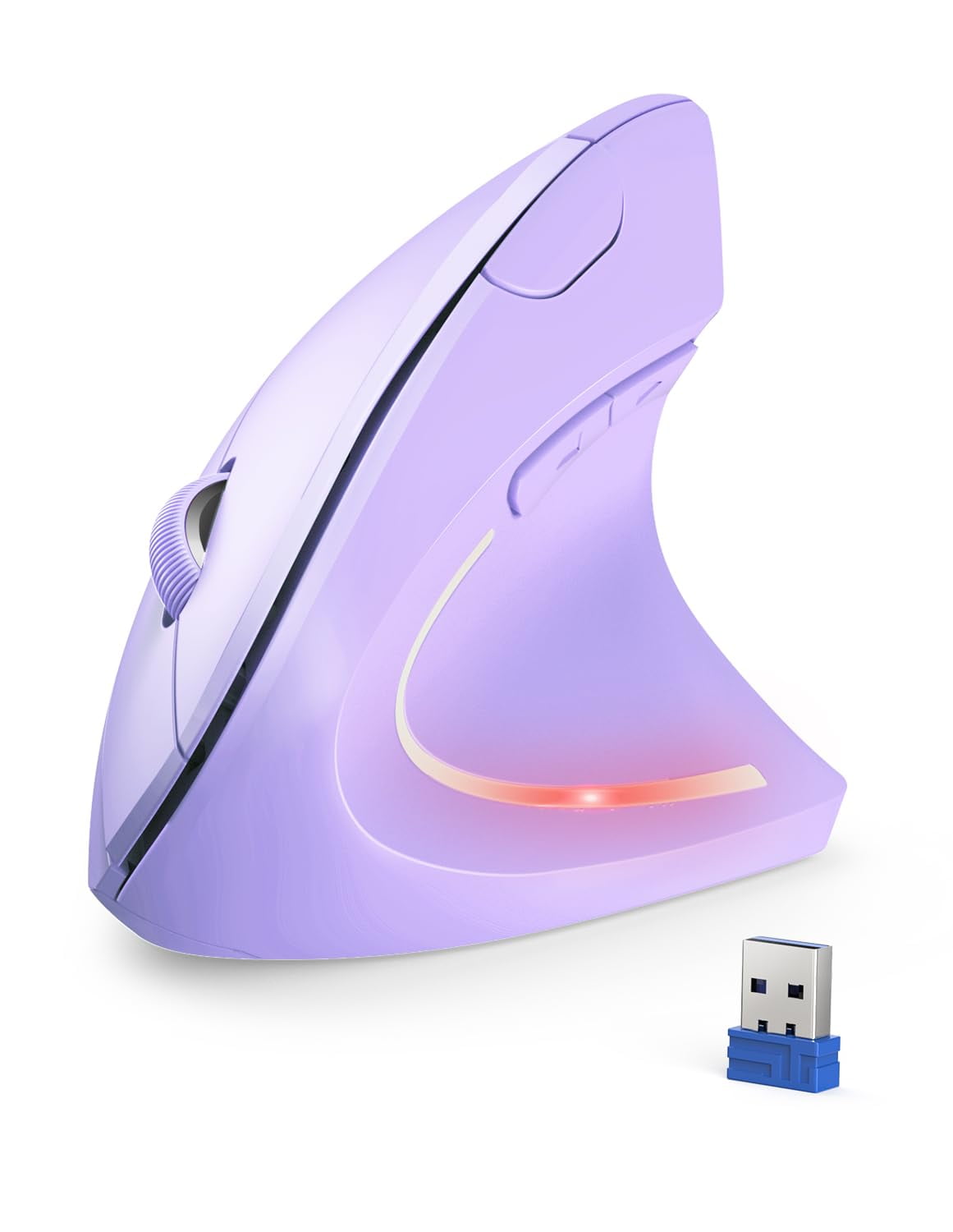 XZZ Ergonomic Mouse, 4800 DPI Wireless Vertical Mouse with 5 Adjustable ...