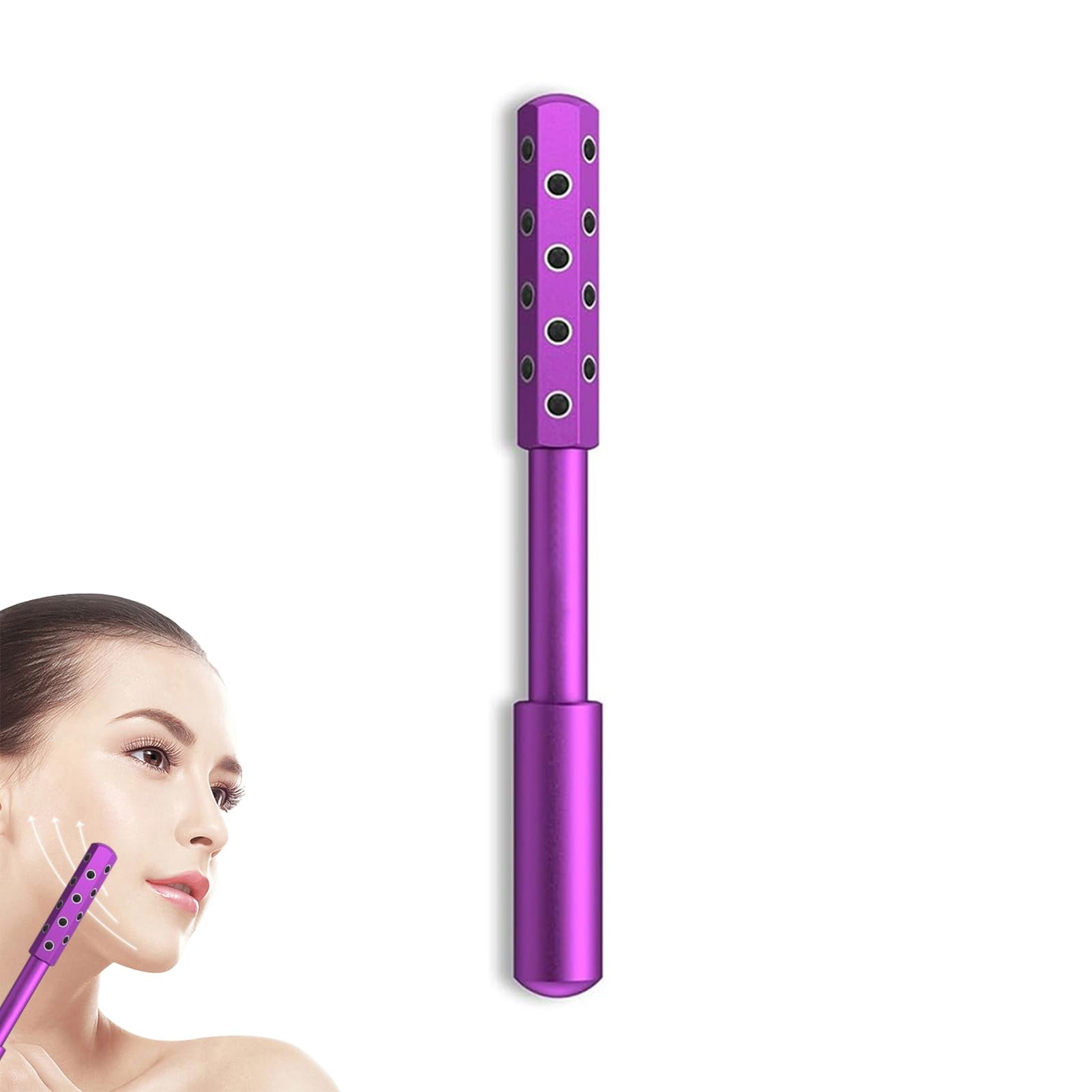 XZZ Face Roller,Wand Roller, Face Massage Roller , Germanium Stone ...