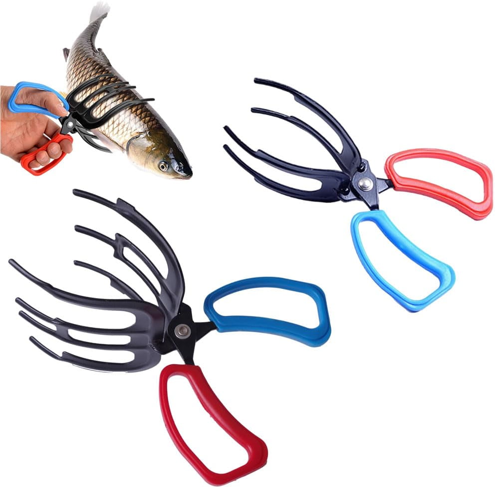 XZZ Fishing Pliers Gripper, 2025 Upgrade Metal 3 Claw Fish Catch ...