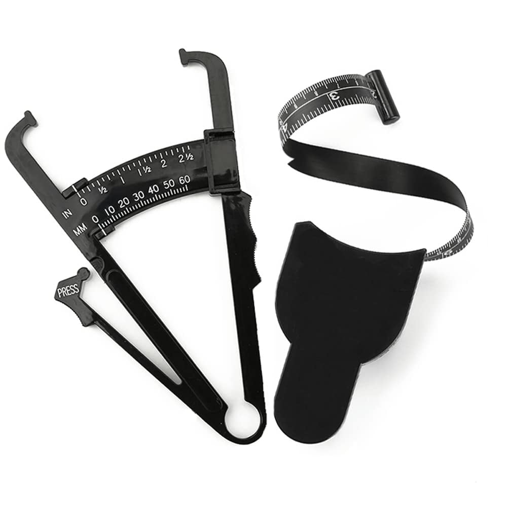XZZ Body Fat Caliper and Measuring Tape for Body, Body Fat Caliper Set ...