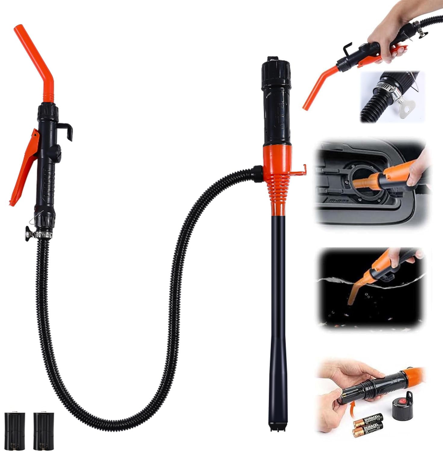 XZZ New Portable Power Battery Pump for Gas, Battery Operated Electric ...