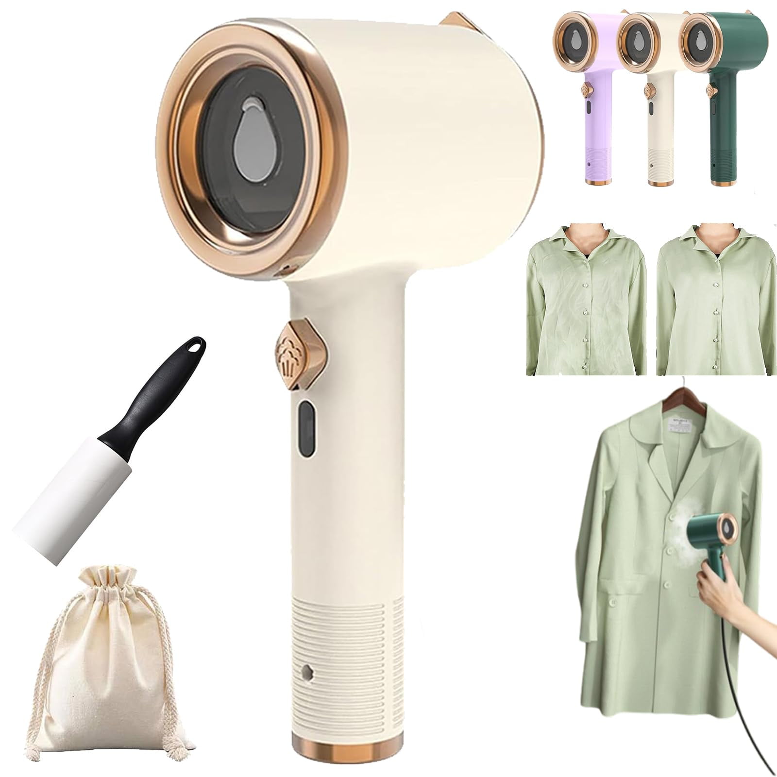 XZZ Portable Mini Ironing Machine, Portable Iron Steamer for Clothes ...