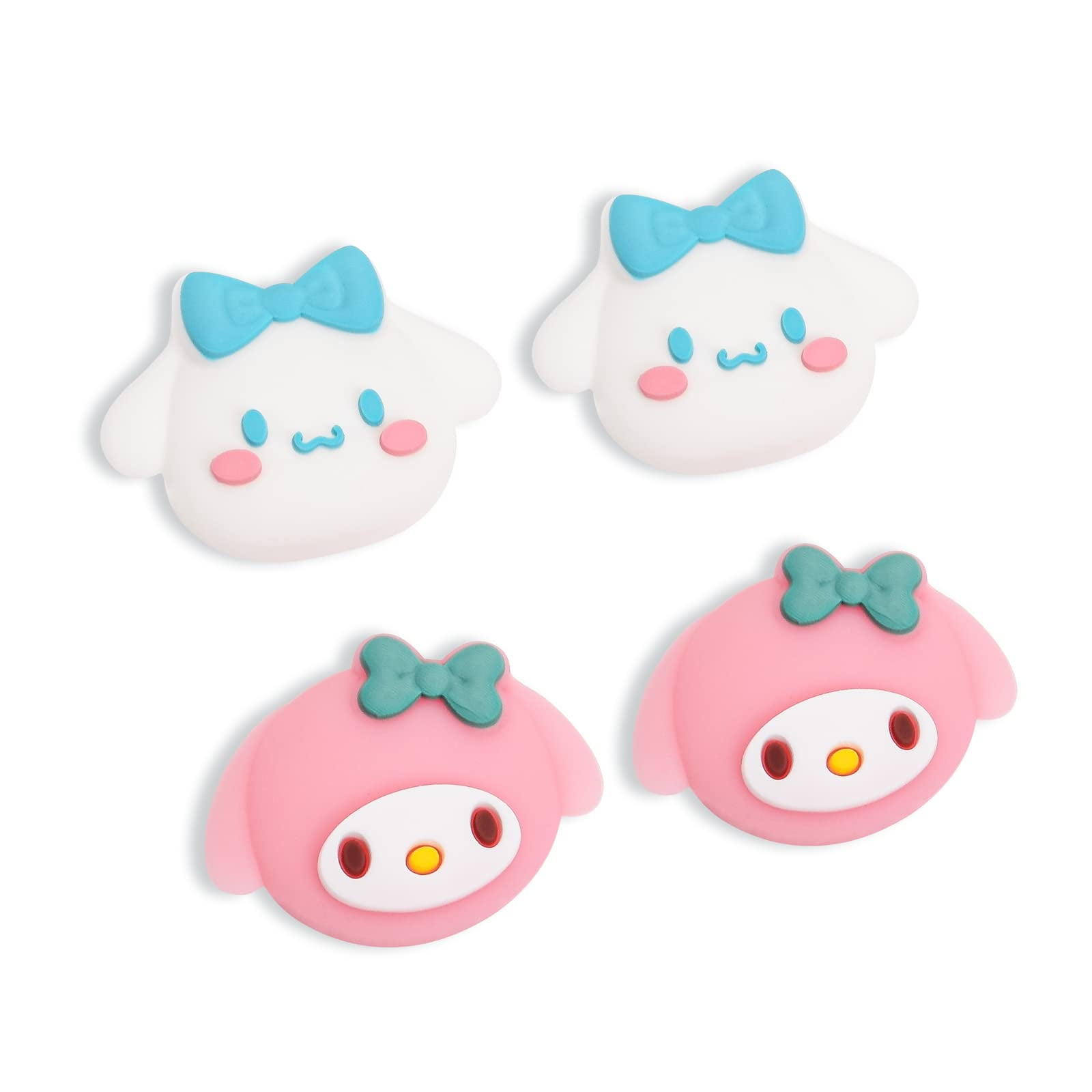XZZ Strawberry & Peach Thumb Grips Caps for Switch Lite/Switch/Switch ...