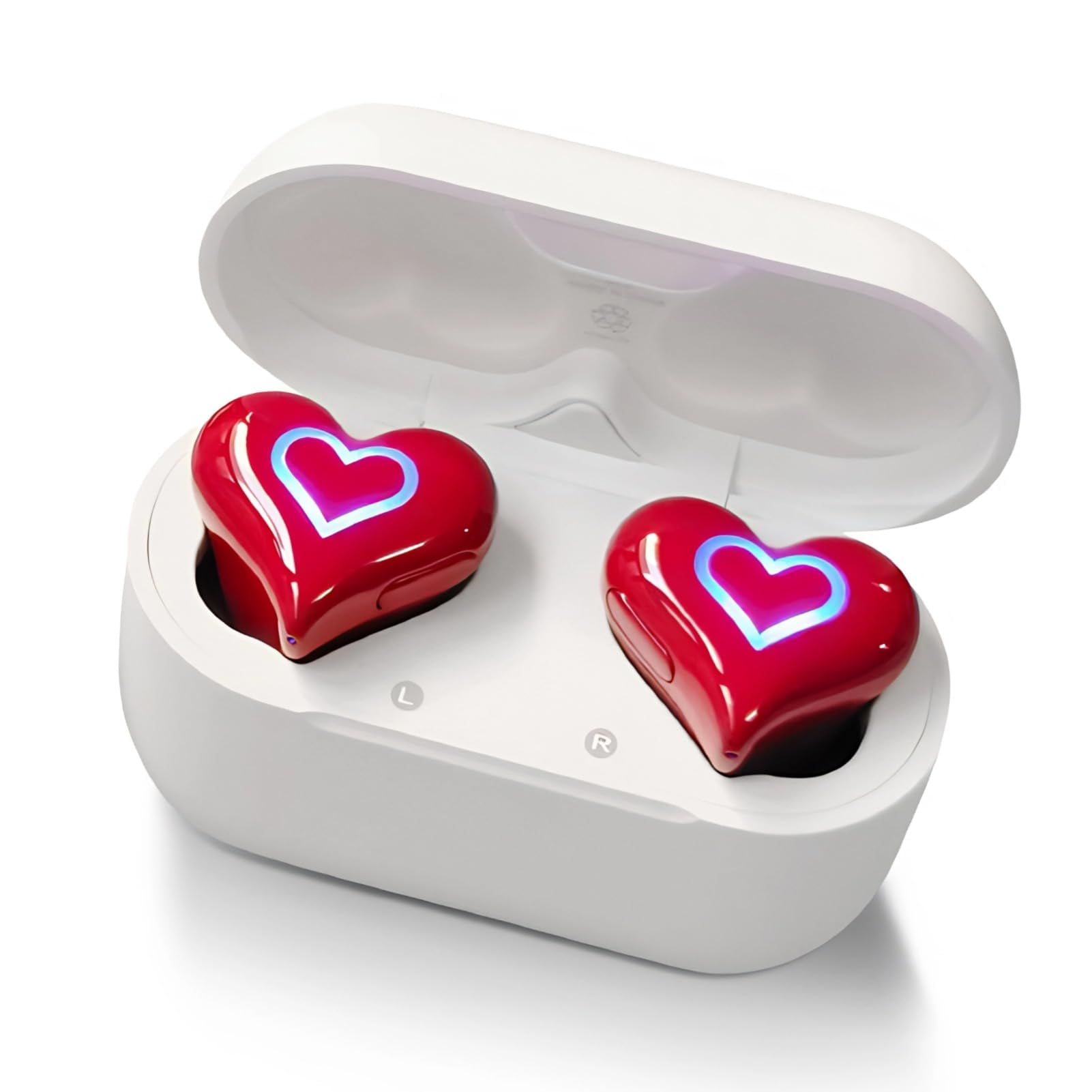 XZZ Wireless Earbuds Stylish Heart Shaped, HiFi Stereo Sound Bluetooth ...