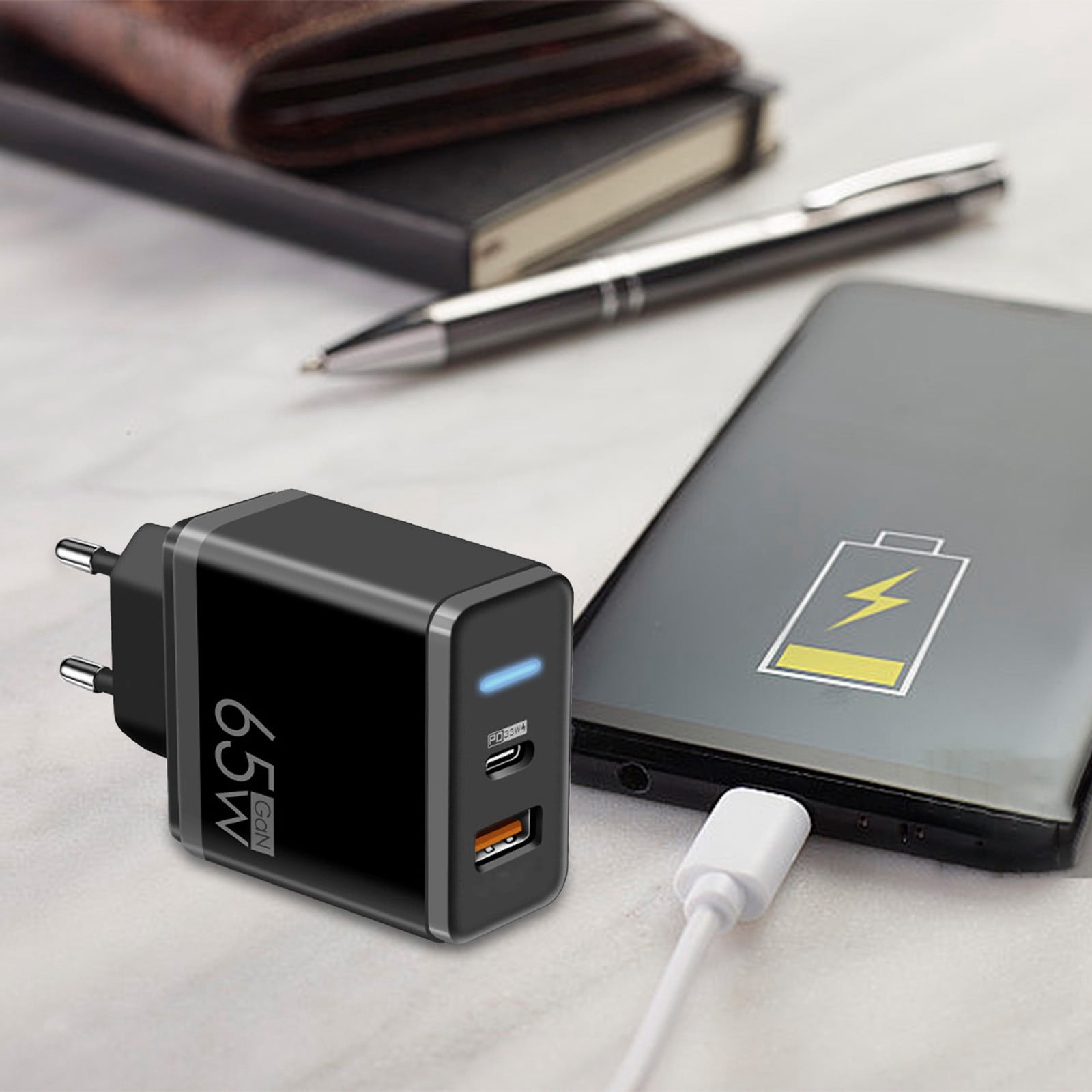 XZZjjl 3C Quick Recharge Power Bank Super Fast Charging For Mobile ...