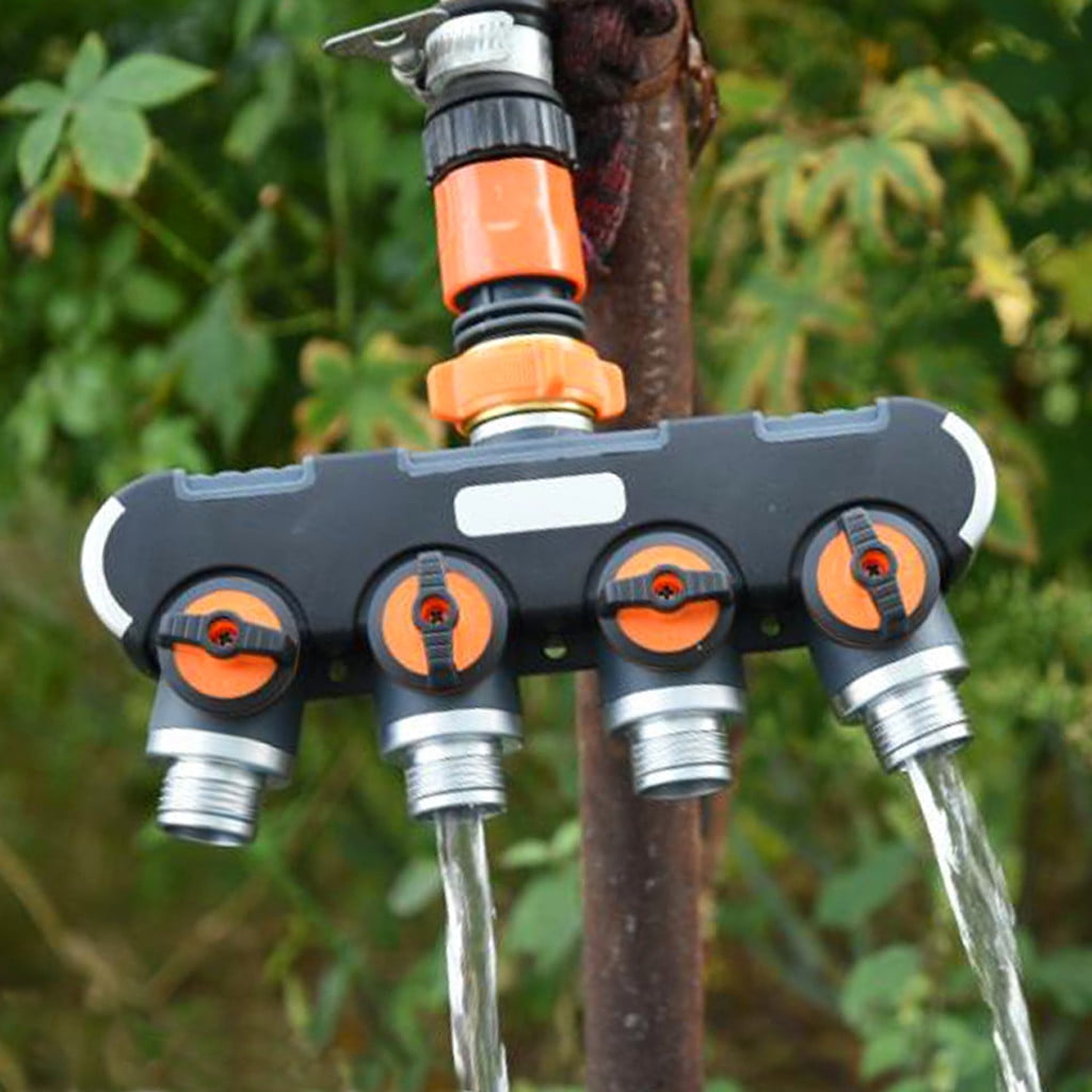 XZZjjl 4th of the July Water Hose Short Garden Hose Splitter 4 Way ...