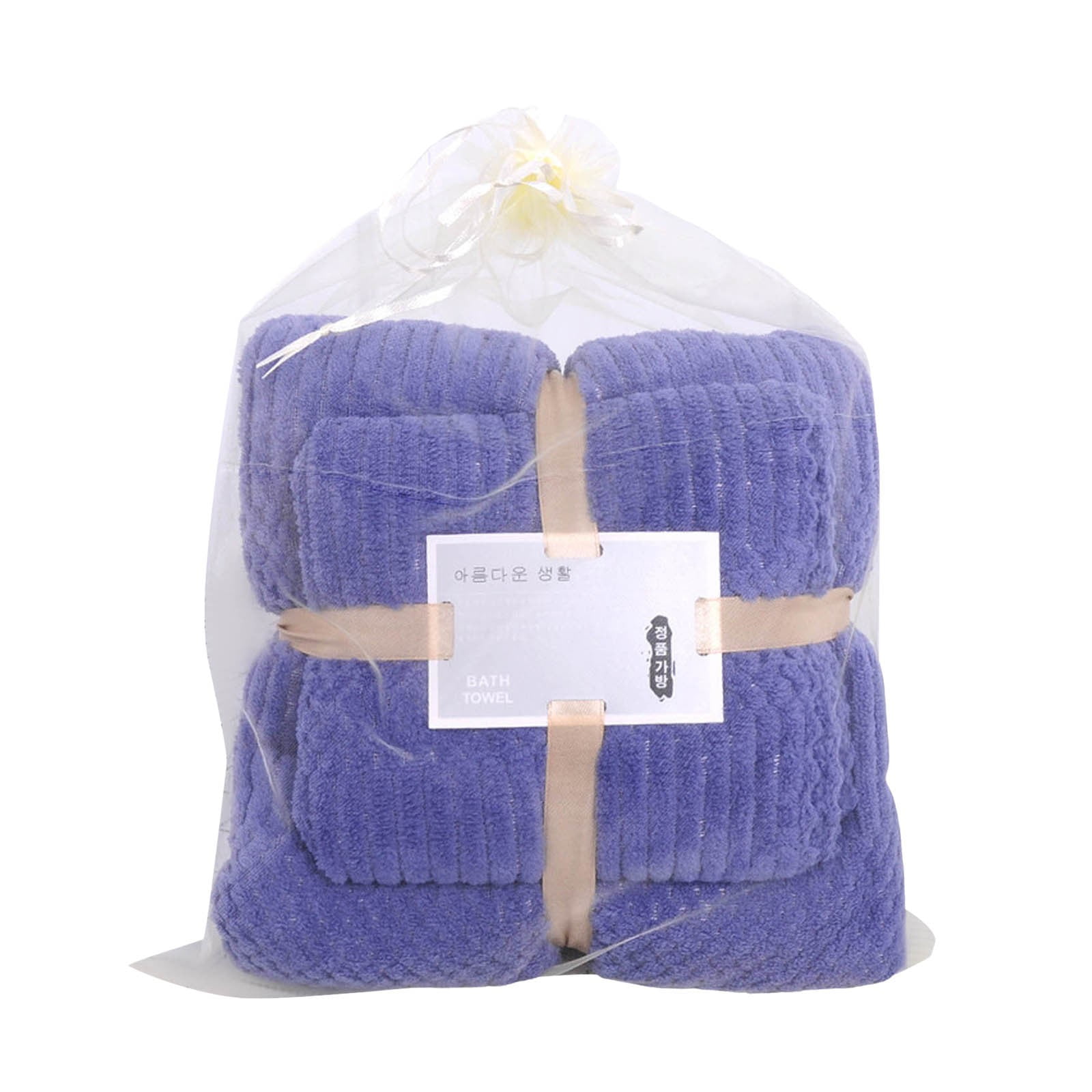 XZZjjl Household Textile High Density Coral Absorben Towel Towel Two in ...