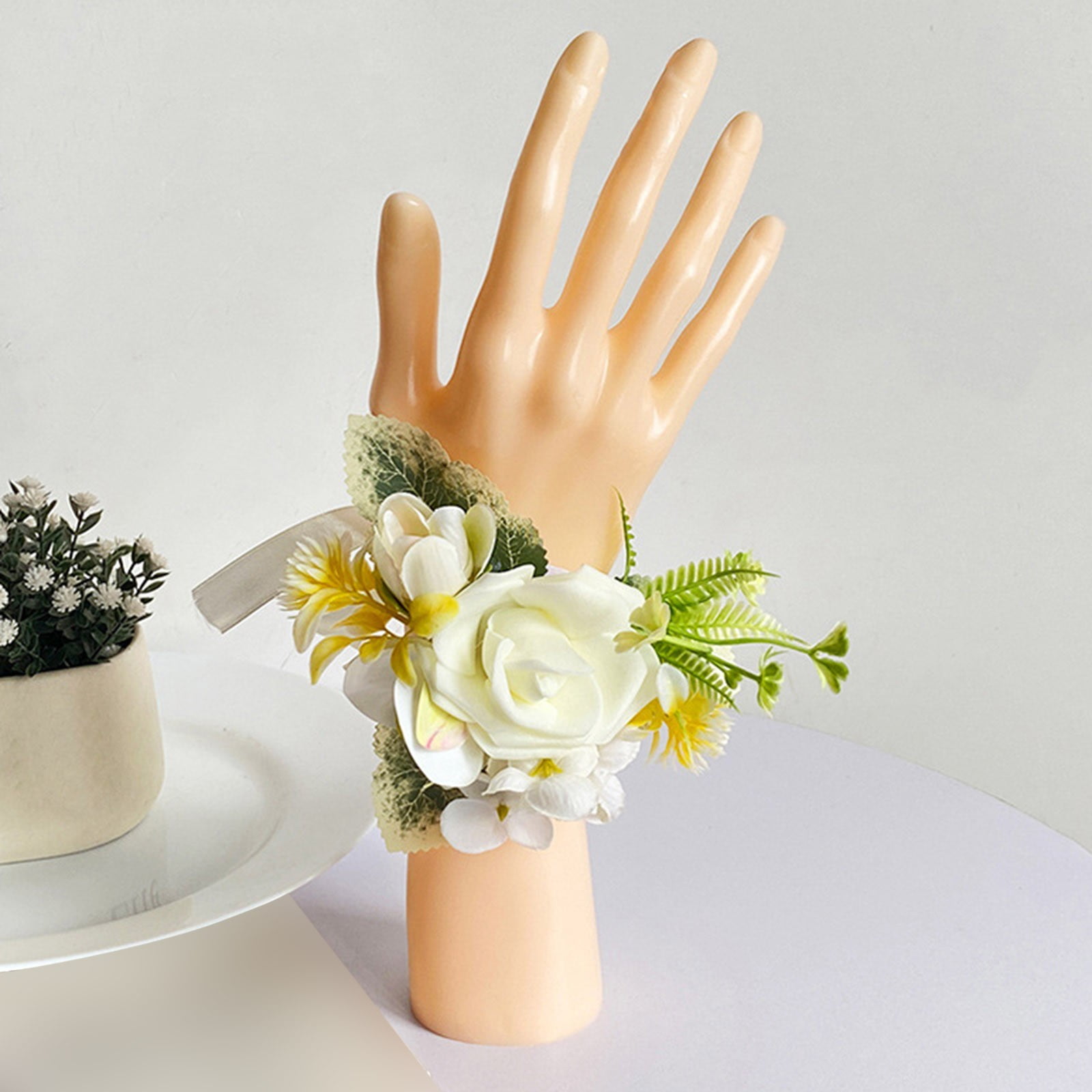 XZZjjl Household Tools Bridesmaid Wrist Flower 3D Flower Headdress ...