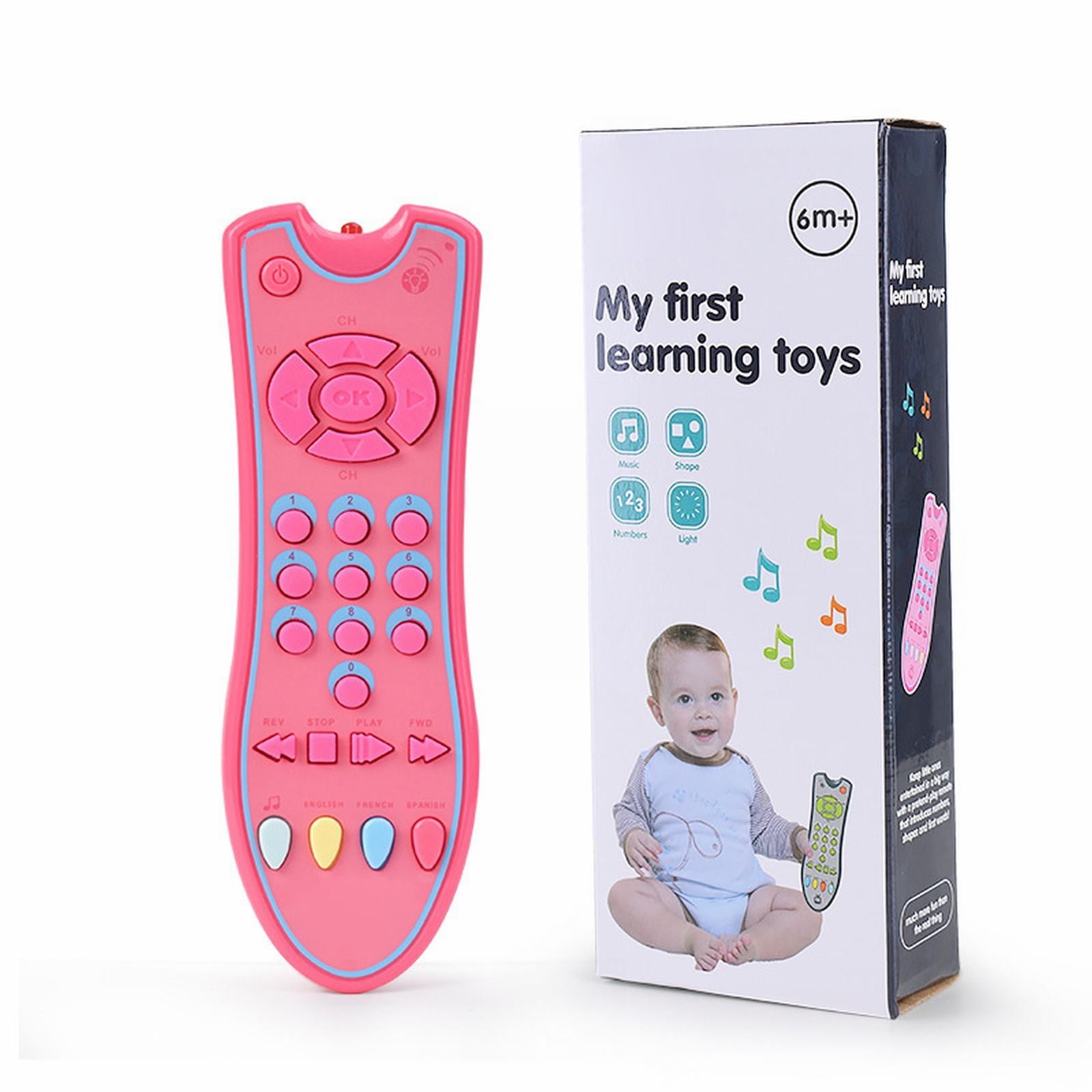 XZZjjl Kid's Toy And Toddler Tv Remote Control With Music English ...