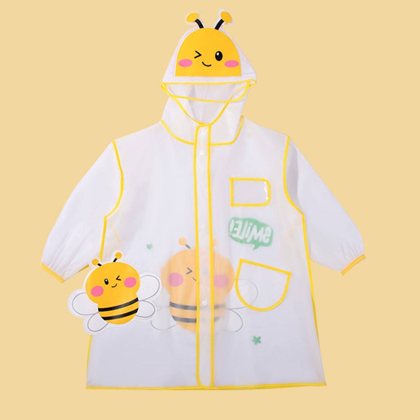 XZZjjl Outback Rain Slicker Kid's Boys Girl Raincoat With School Bag ...