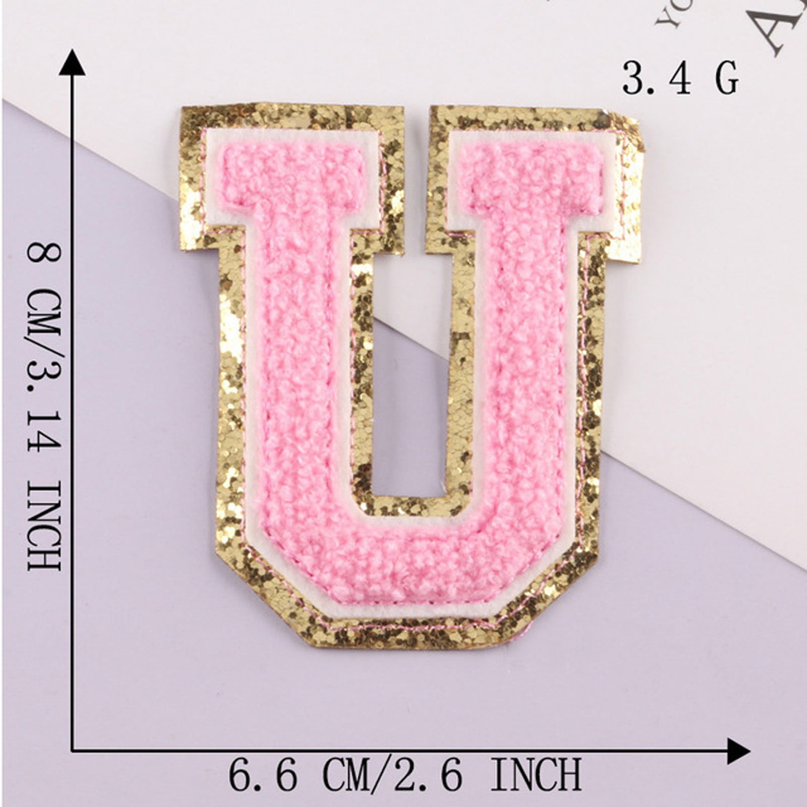 XaTanion Letter Patches Computer Embroidery Label Towel Embroidery English Letter Patch Sticker ...