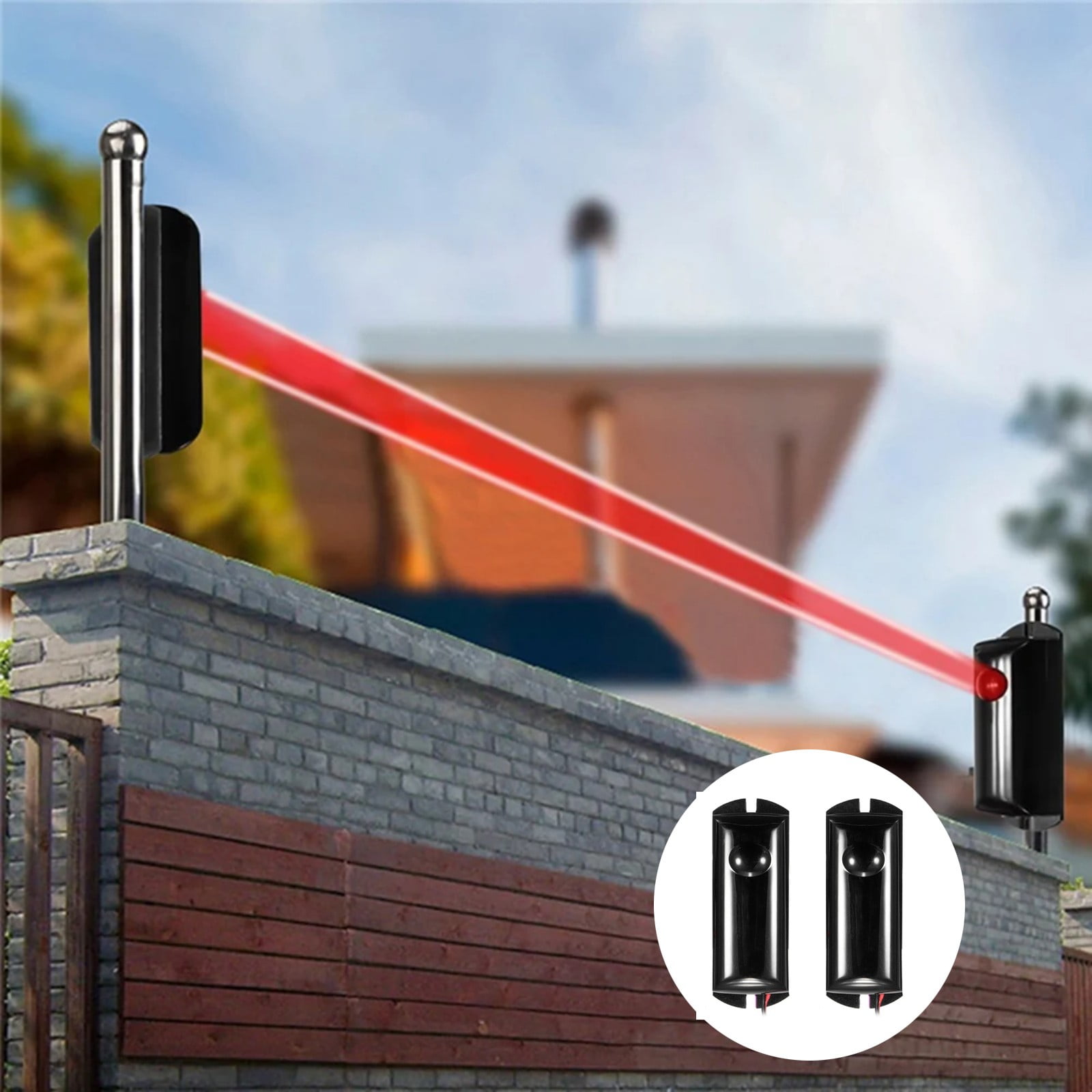 XaTanion Motion Sensor 1Pc Single Beam Infrared Detector Alarm Barrier ...