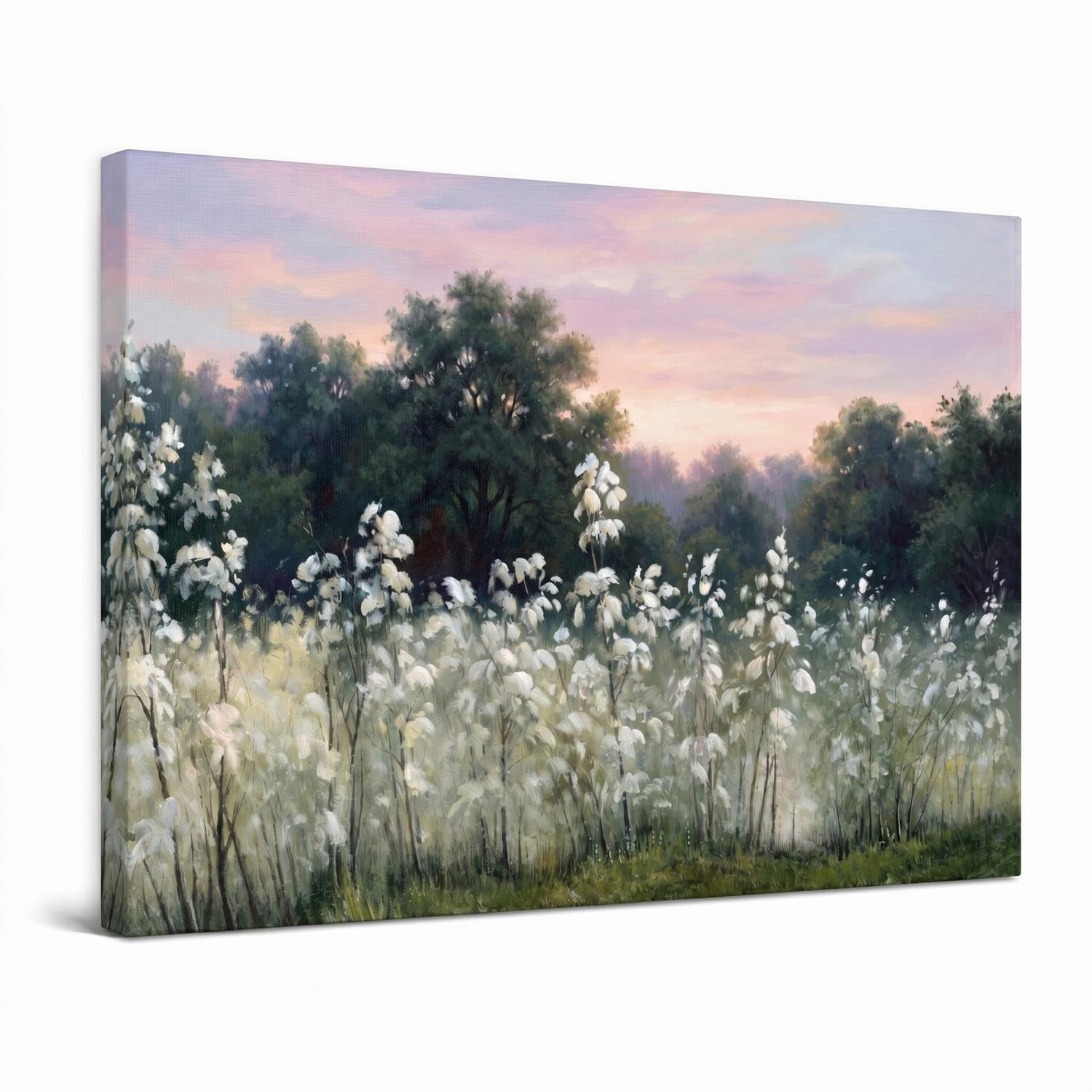 XaaKee Canvas Wall Art Prints Serene Dawn Vintage Botanical Forest Edge ...