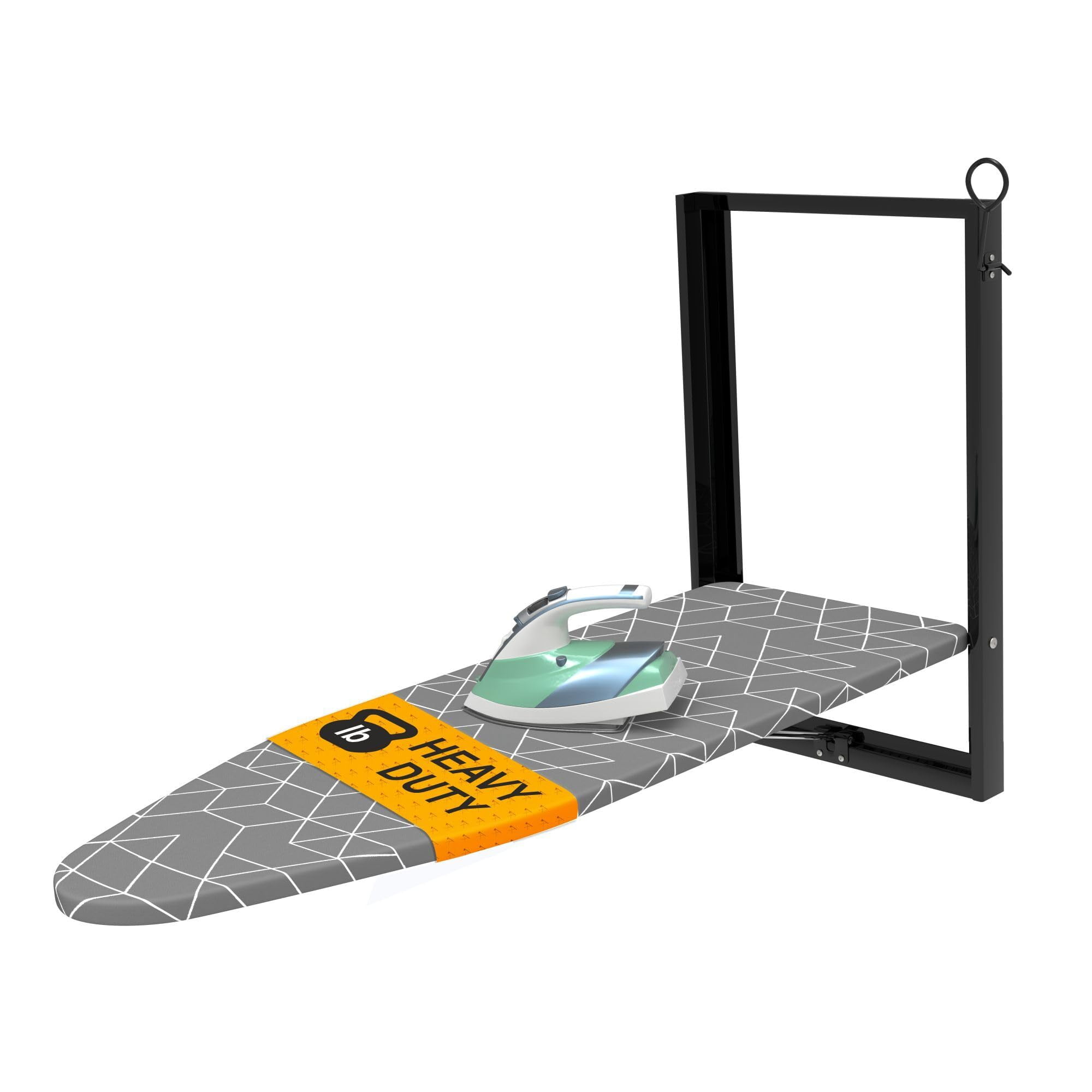 Xabitat Wall Mounted Ironing Board, 36.2" X 12.2" Compact Mount Fold ...