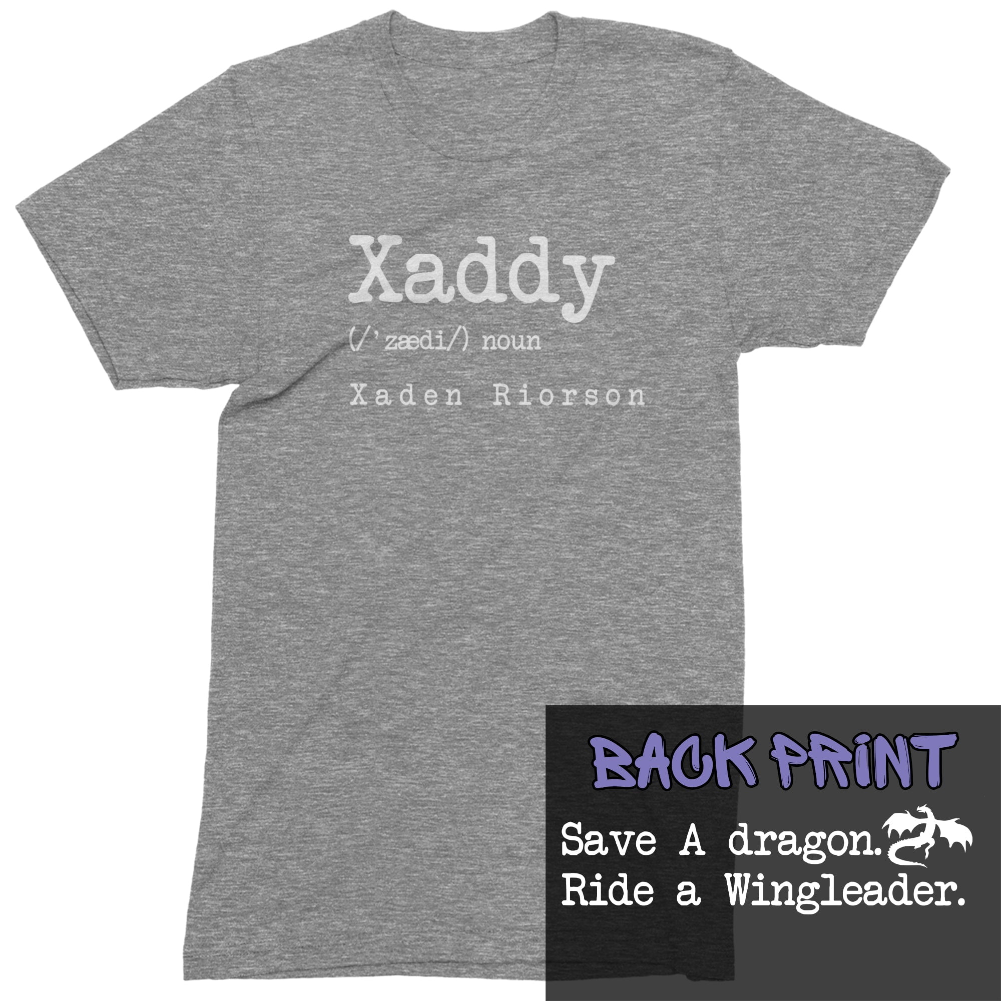 Xaddy Save A Dragon Ride A Wingleader Mens T-shirt - Walmart.com