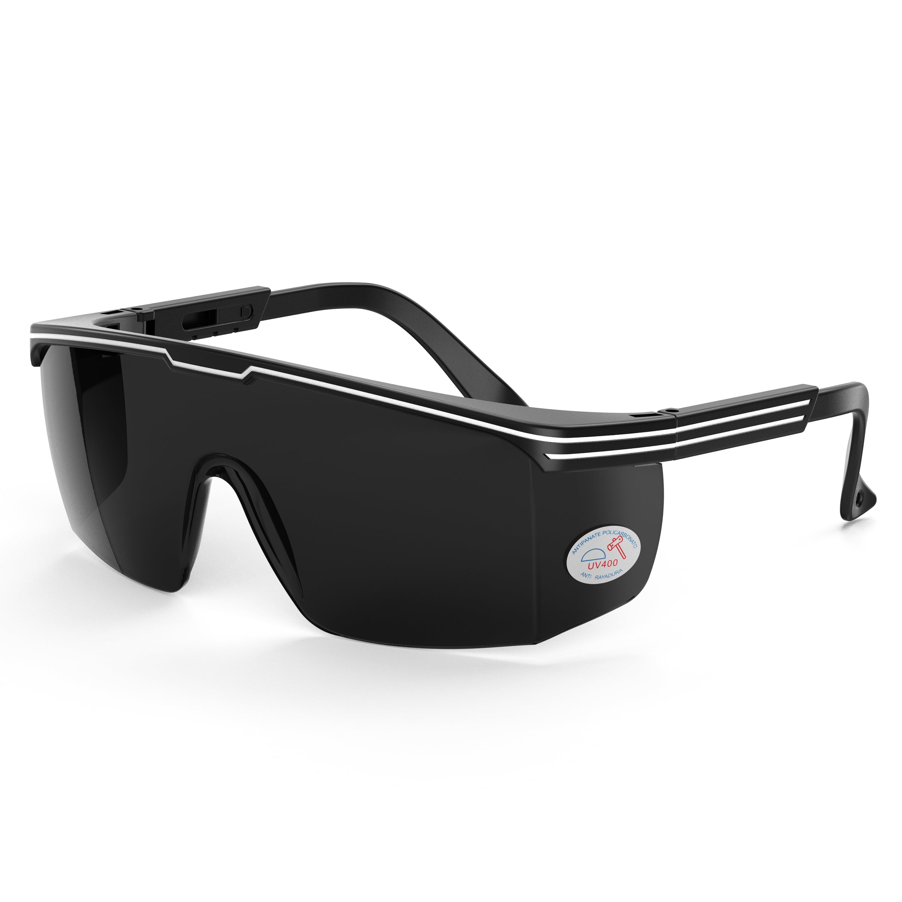 OPTIFENSE™ VS3 Anti Fog, Premium SMOKED Safety Glasses, ANSI Z87 ...