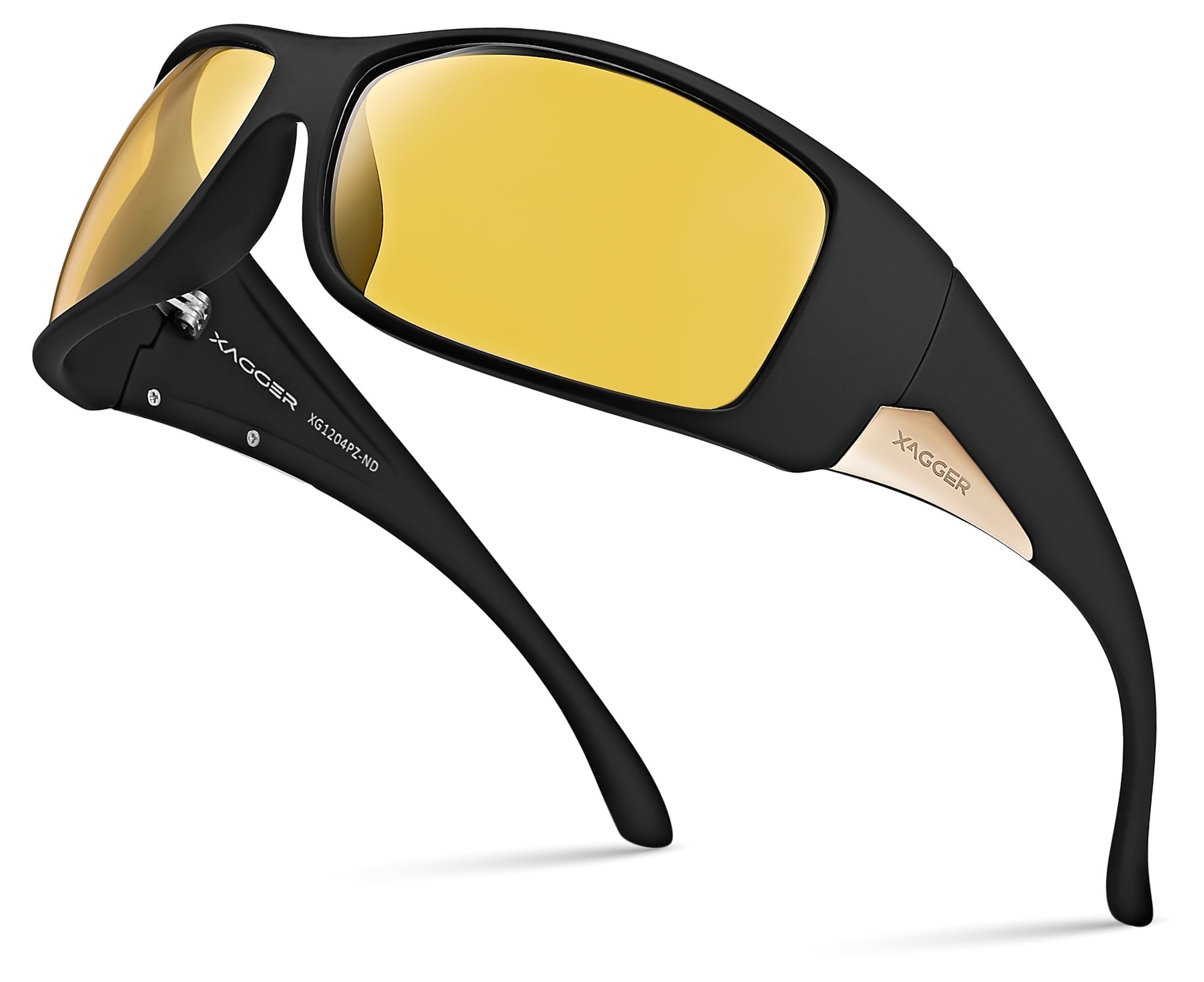 Xagger Oversized Wrap Around Sport Polarized Sunglasses for Men Driving ...