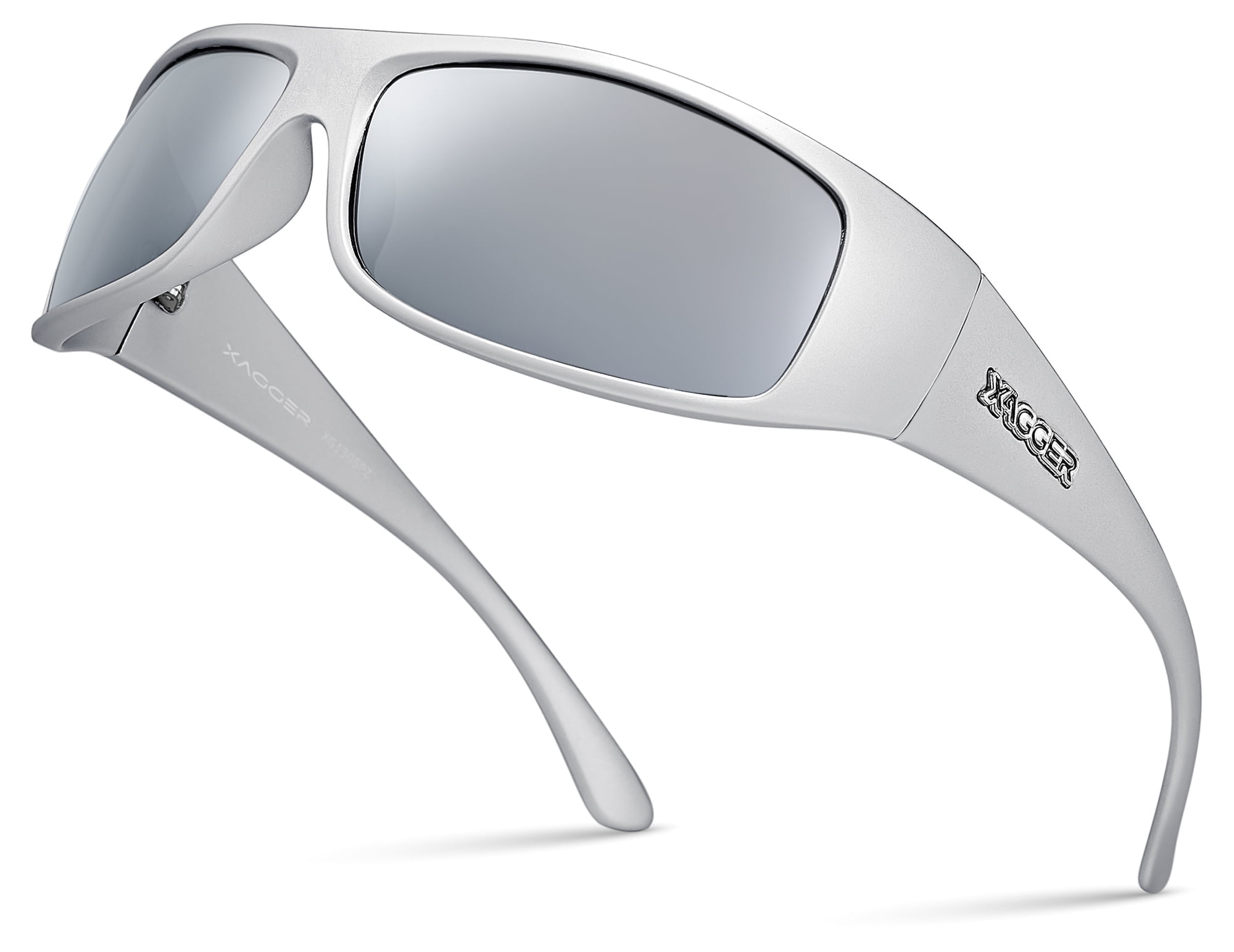 Xagger Polarized Wrap Around Sunglasses for Men Women Sports Driving ...