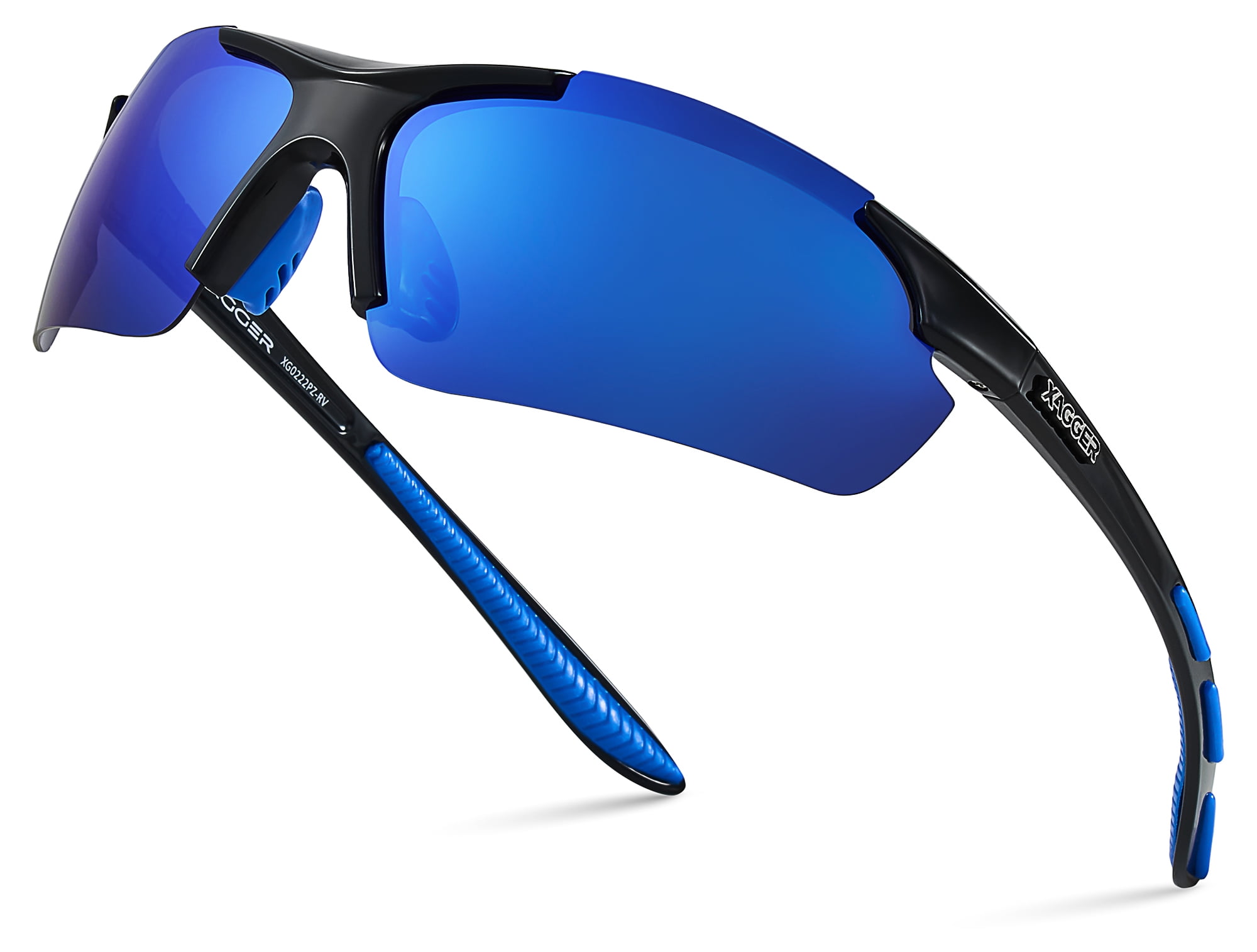 Xagger Polarized Wrap Around Sport Sunglasses for Men Women UV400 ...