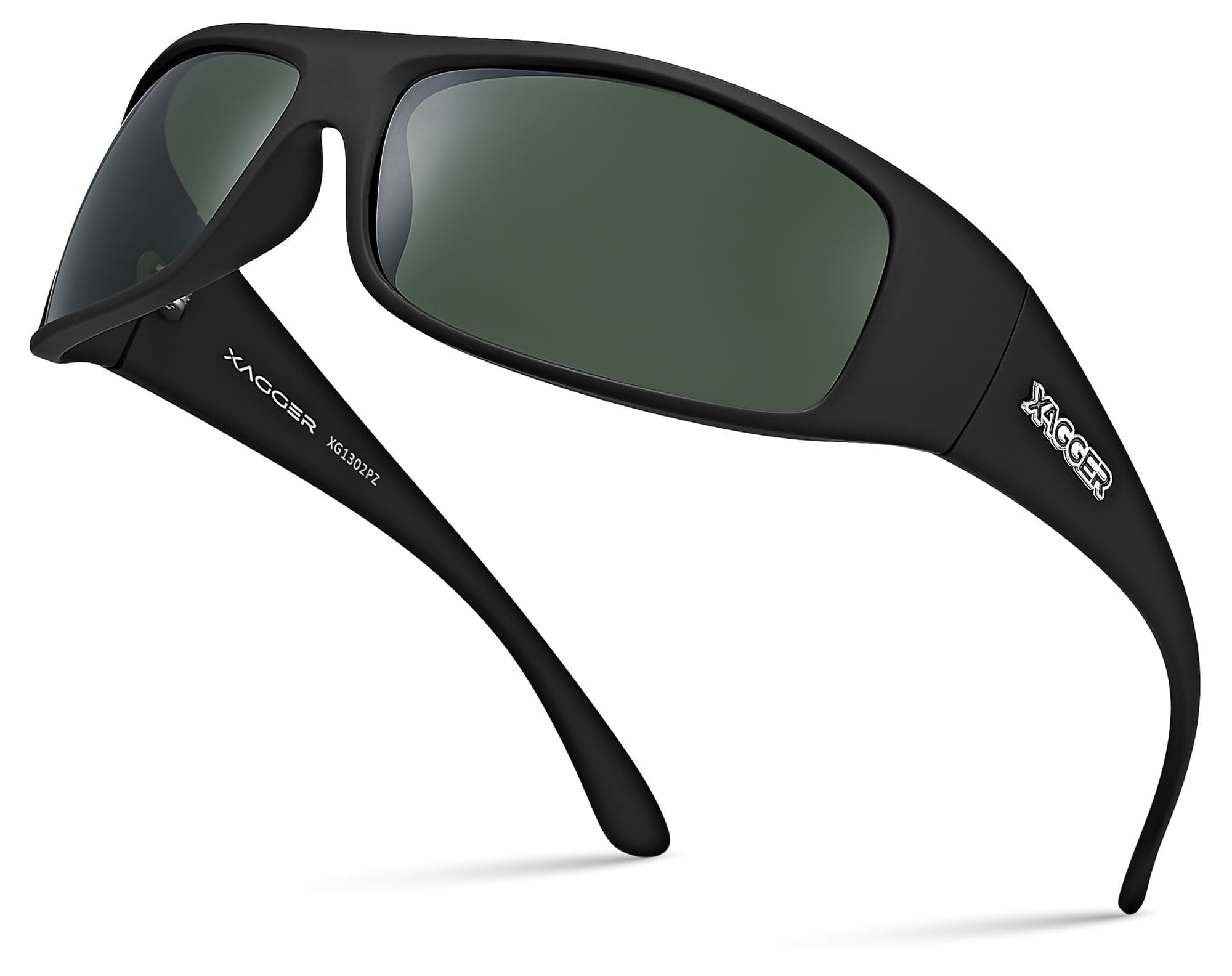 Xagger Polarized Wrap Around Sunglasses for Men Women Sports Driving ...