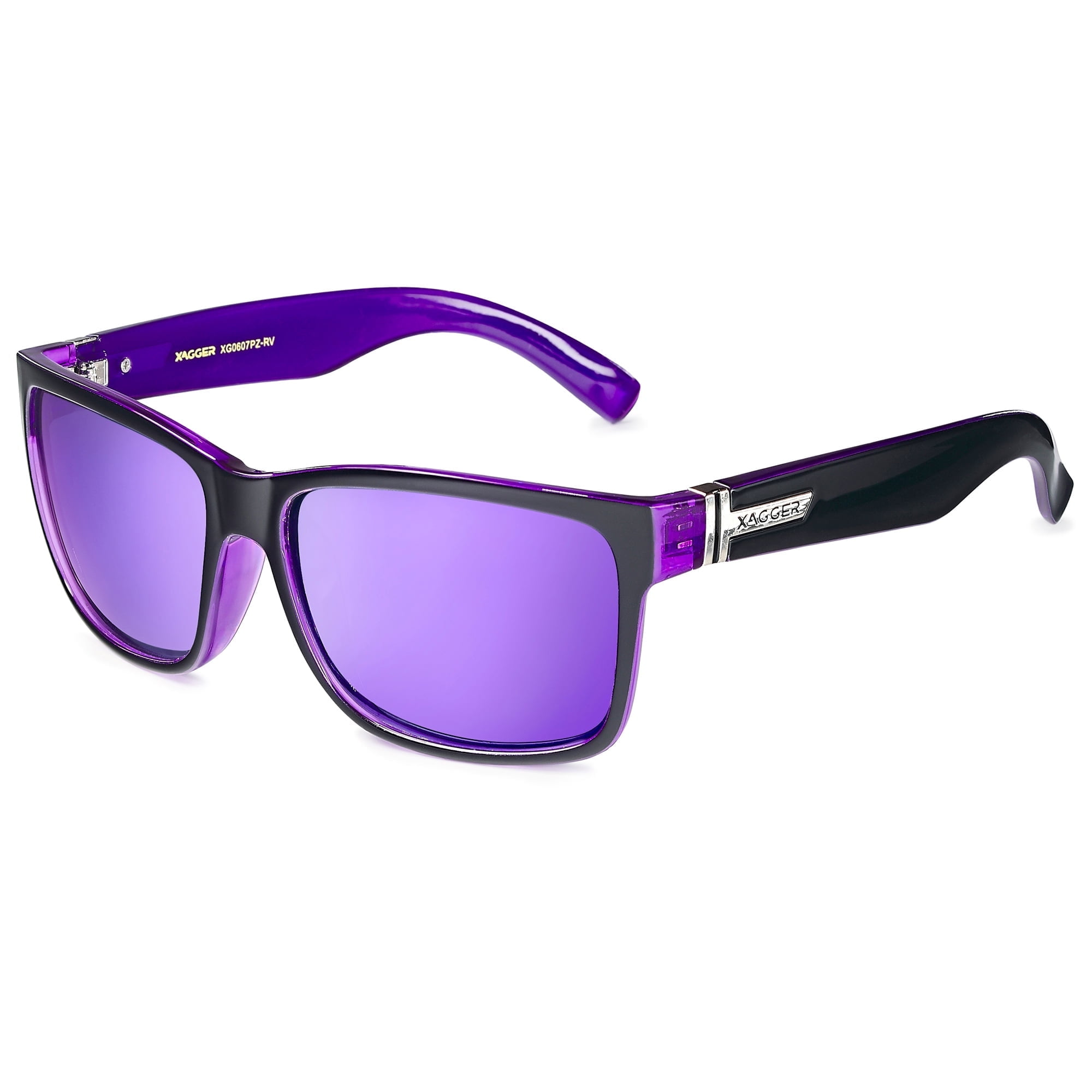 Xagger Two Tone Square Polarized Sunglasses For Men Women Uv400