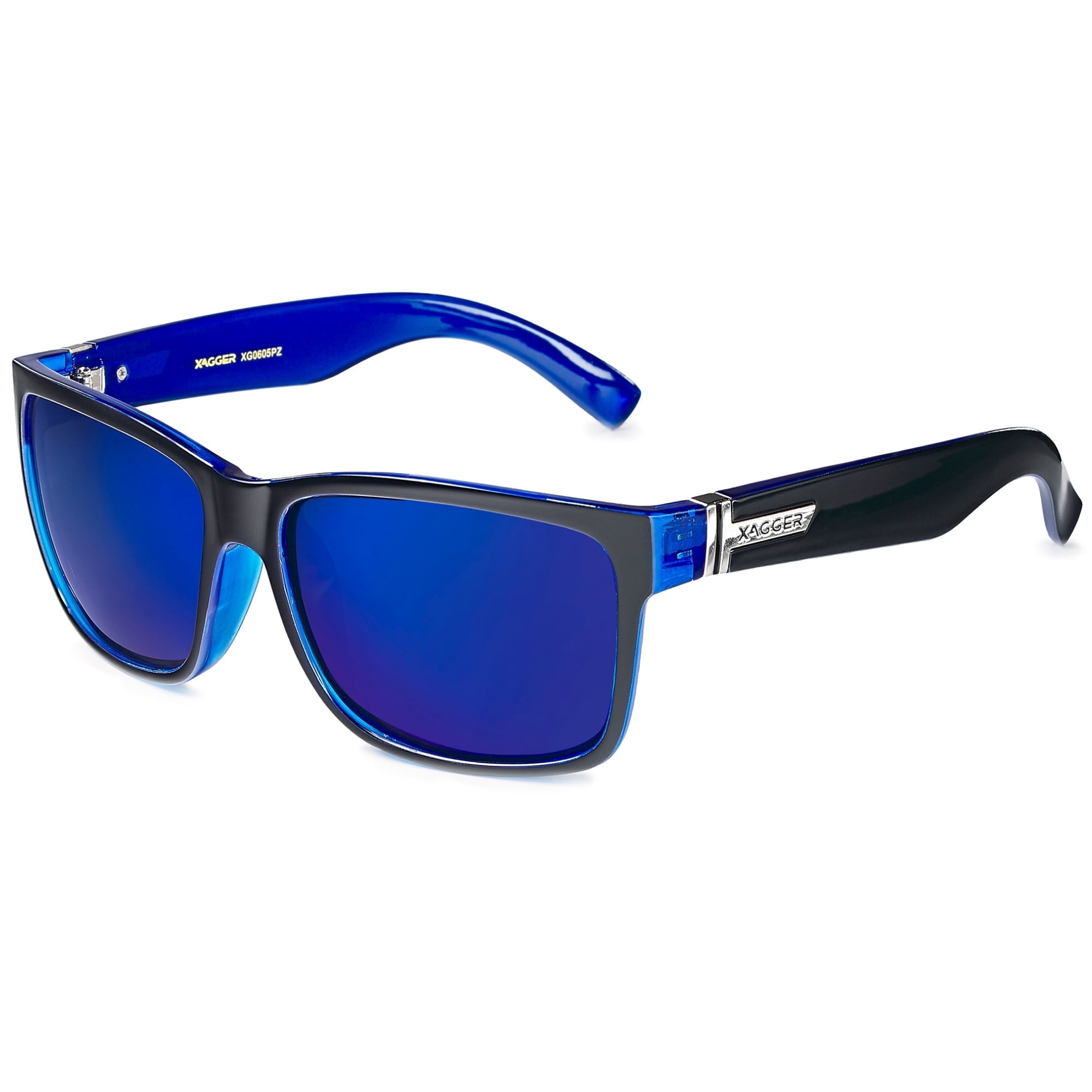 Xagger Two Tone Square Polarized Sunglasses For Men Women Uv400