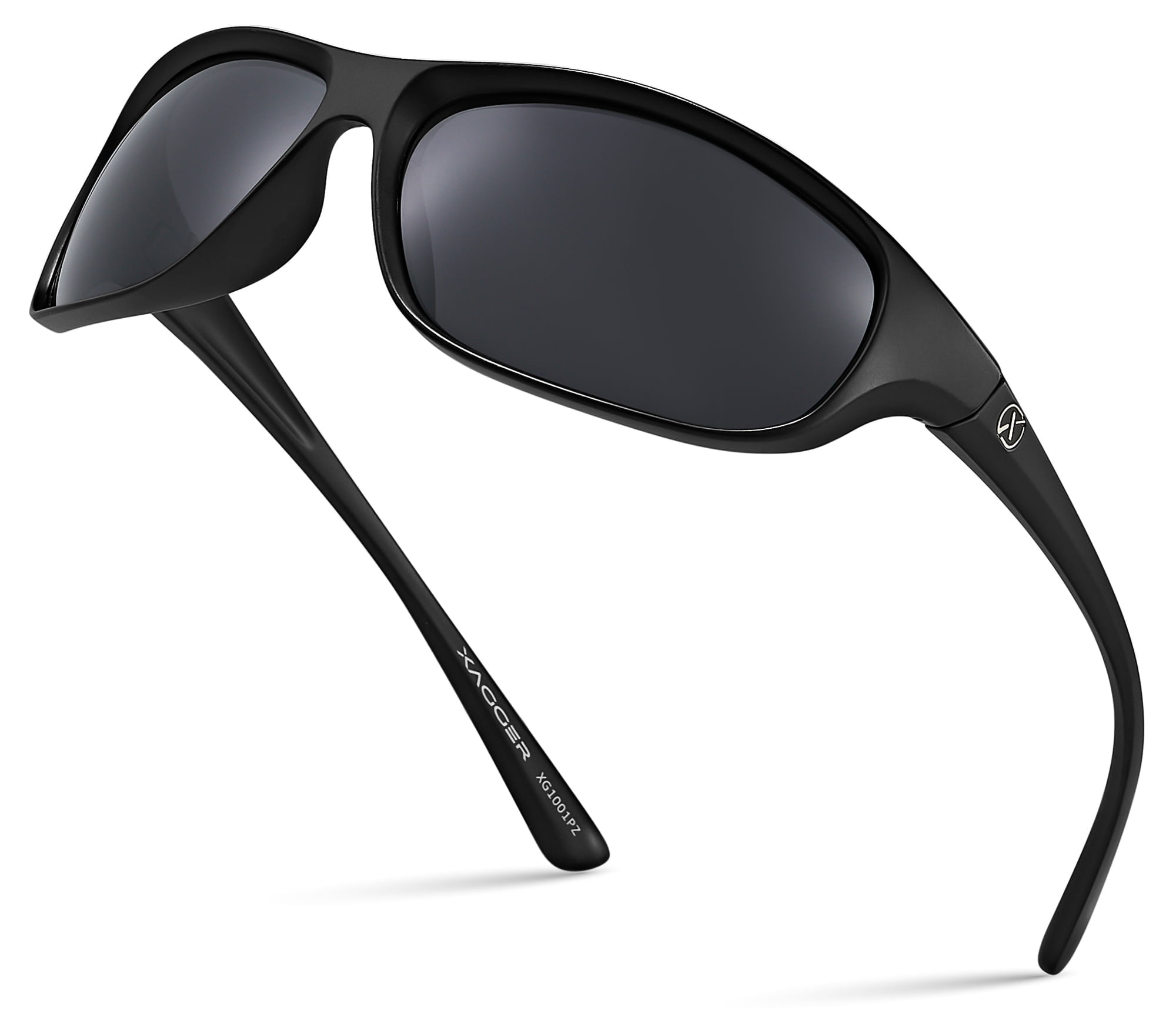 Xagger Wrap Around Sport Polarized Sunglasses for Men Women UV ...