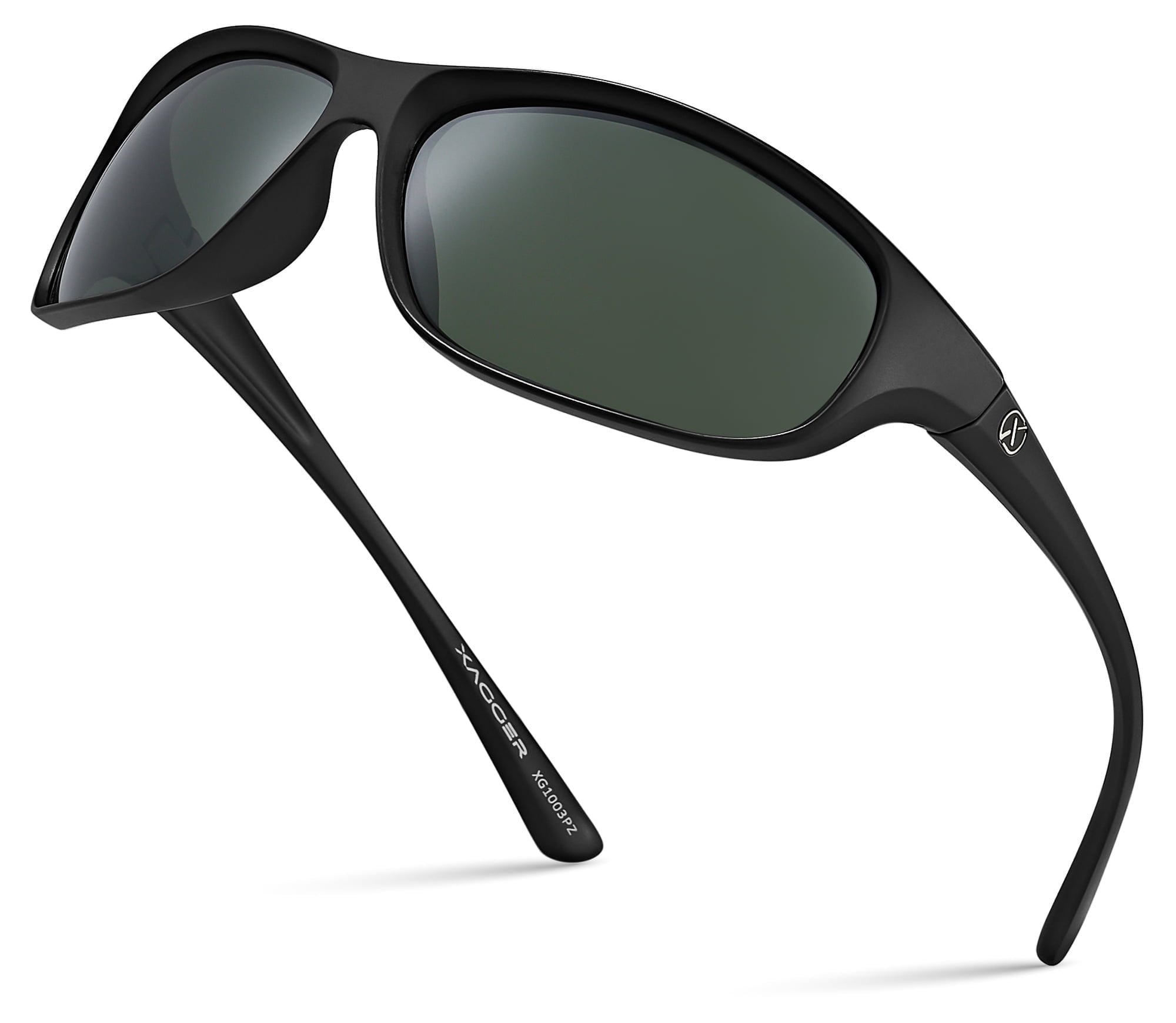 Xagger Polarized Sunglasses with Lightweight and TR90 Durable Wrap ...