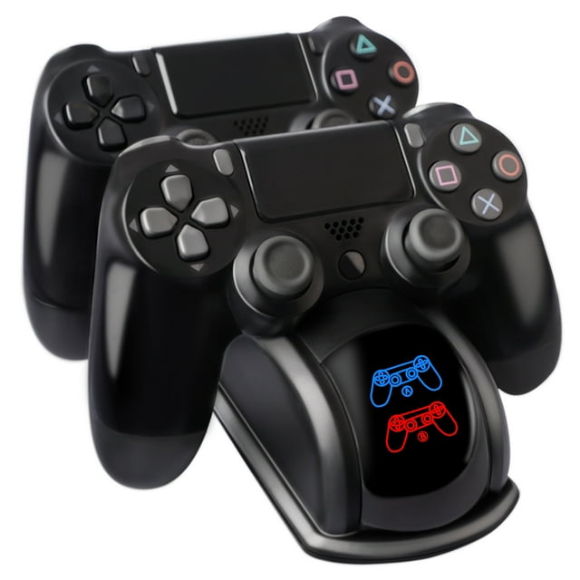 Xahpower PS4 Controller Charger,Dual USB PS4 Controller Charging ...