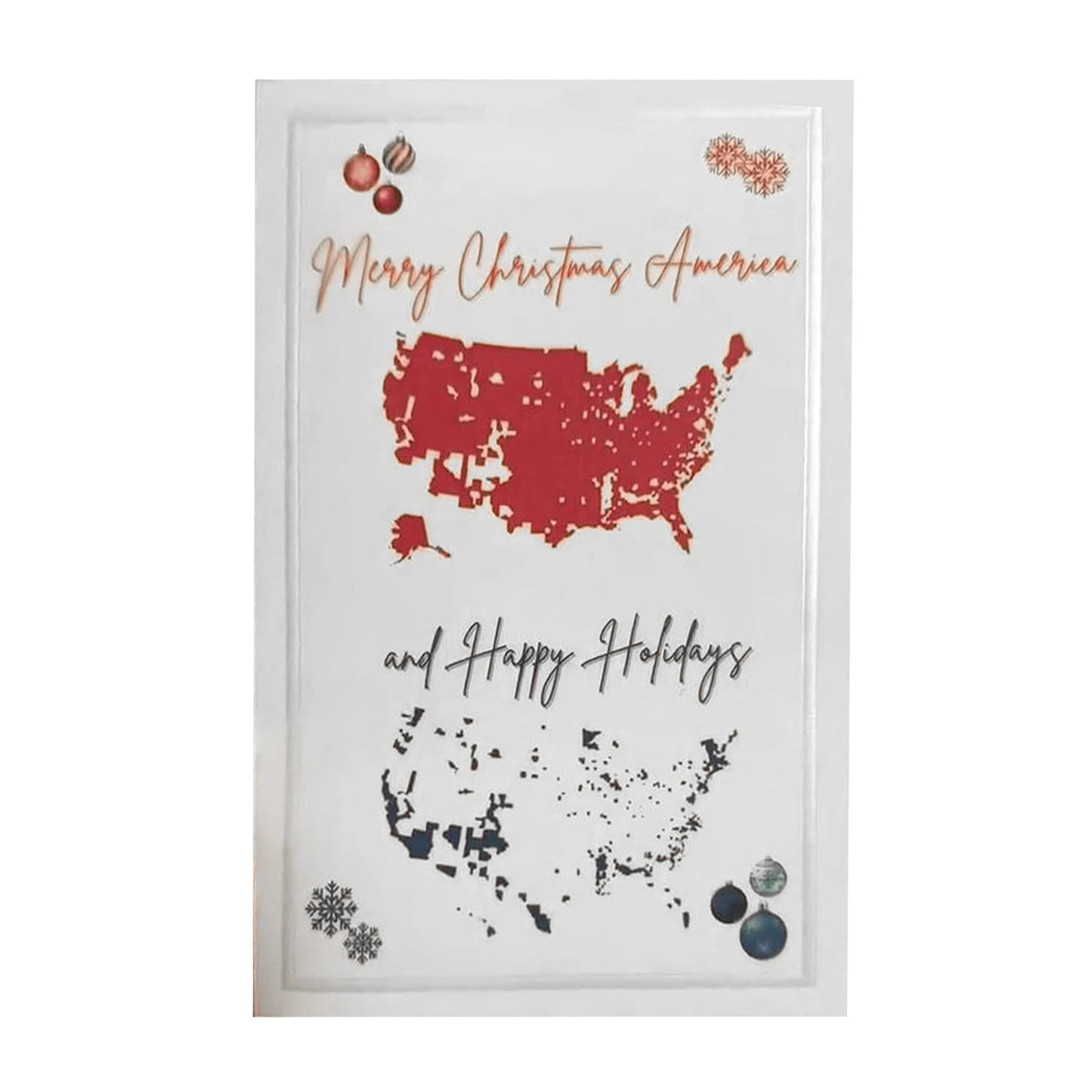 Xaiewey 2024 Merry Christmas America Card, 2024 Presidential Election ...