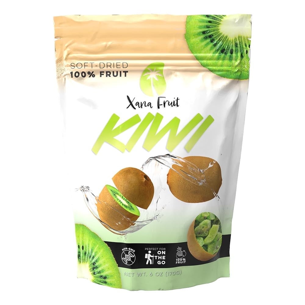 Xana Fruit Soft Dried Fruit - Kiwi Dried Fruit, 100% Fruit, Resealable ...