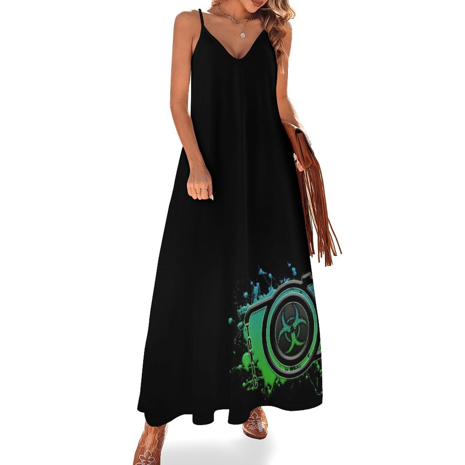 XandeR ToXic Logo Sleeveless Dress women's luxury party dress Dresses ...