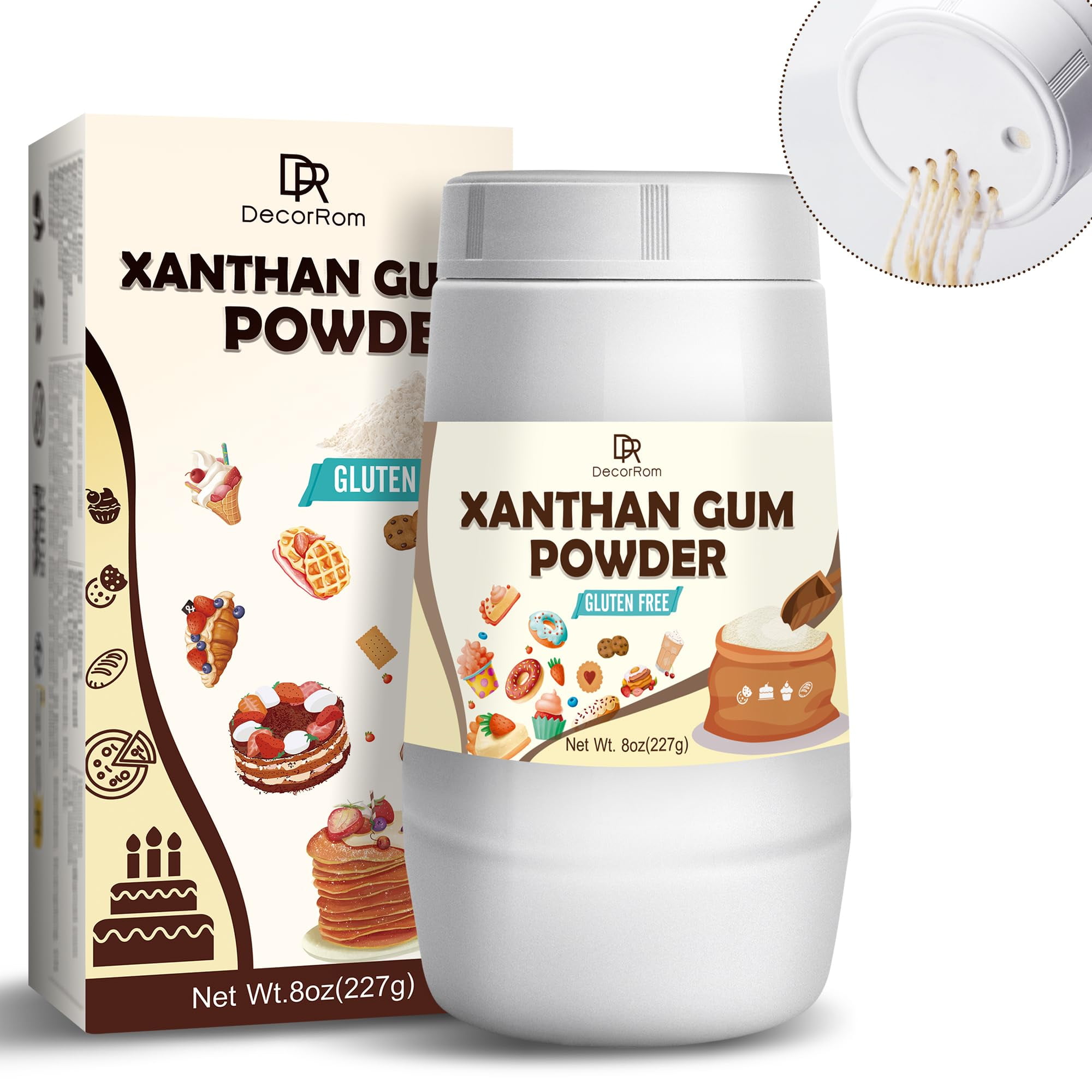 Xanthan Gum Powder 8oz BDF32 - Pure Xanthan Gum for Baking and Cooking ...