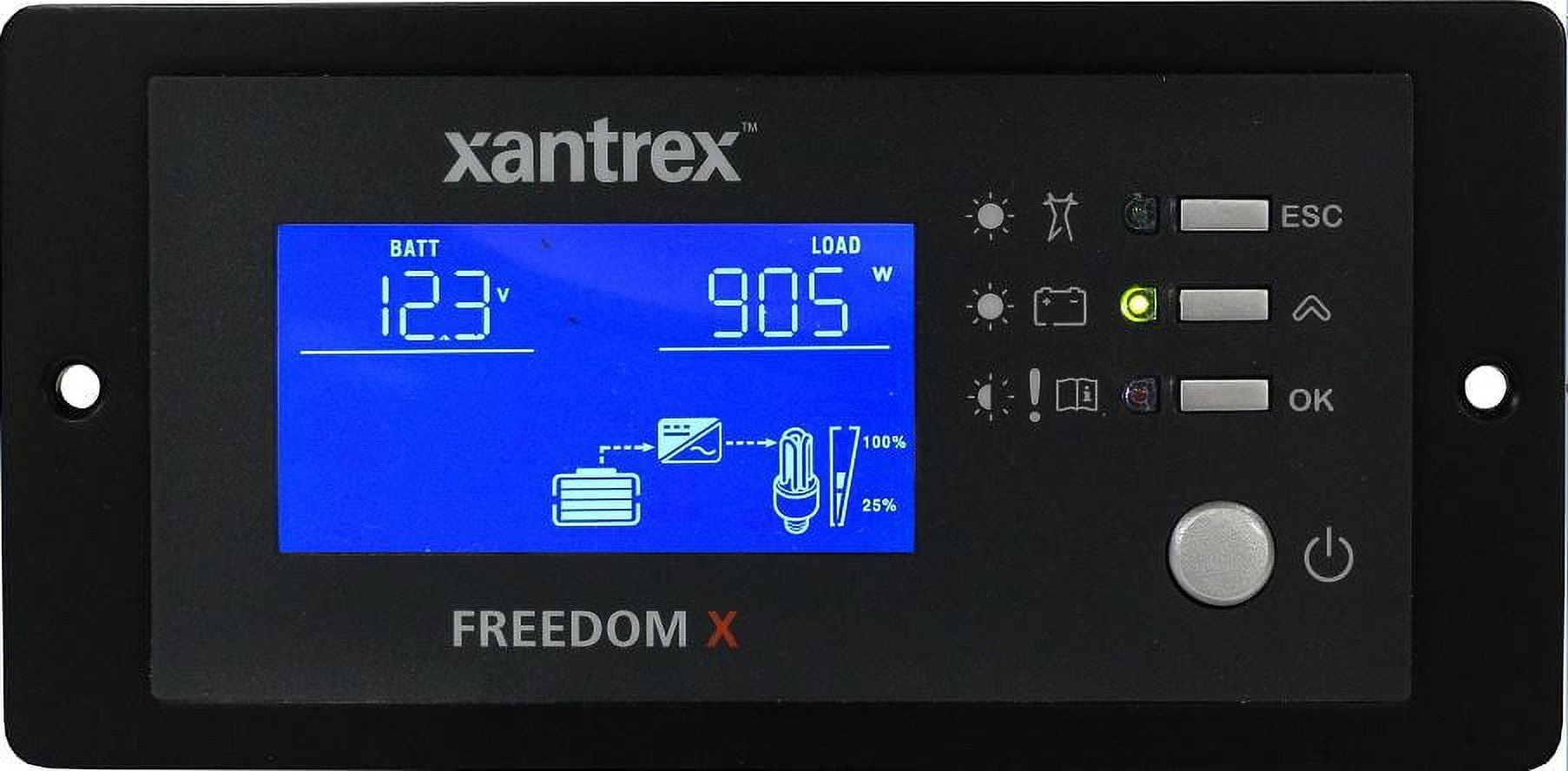 Xantrex 808-0817-01 Freedom X-XC Remote Panel with 25 ft. Cable ...